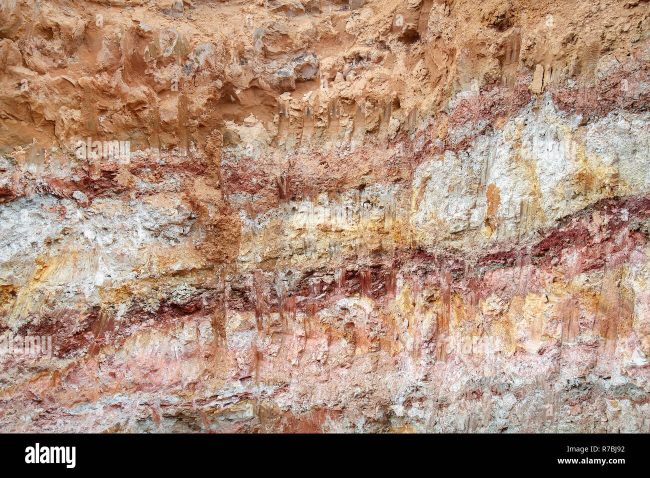 Underground layers of the earth. Beautiful background Stock Photo - Alamy