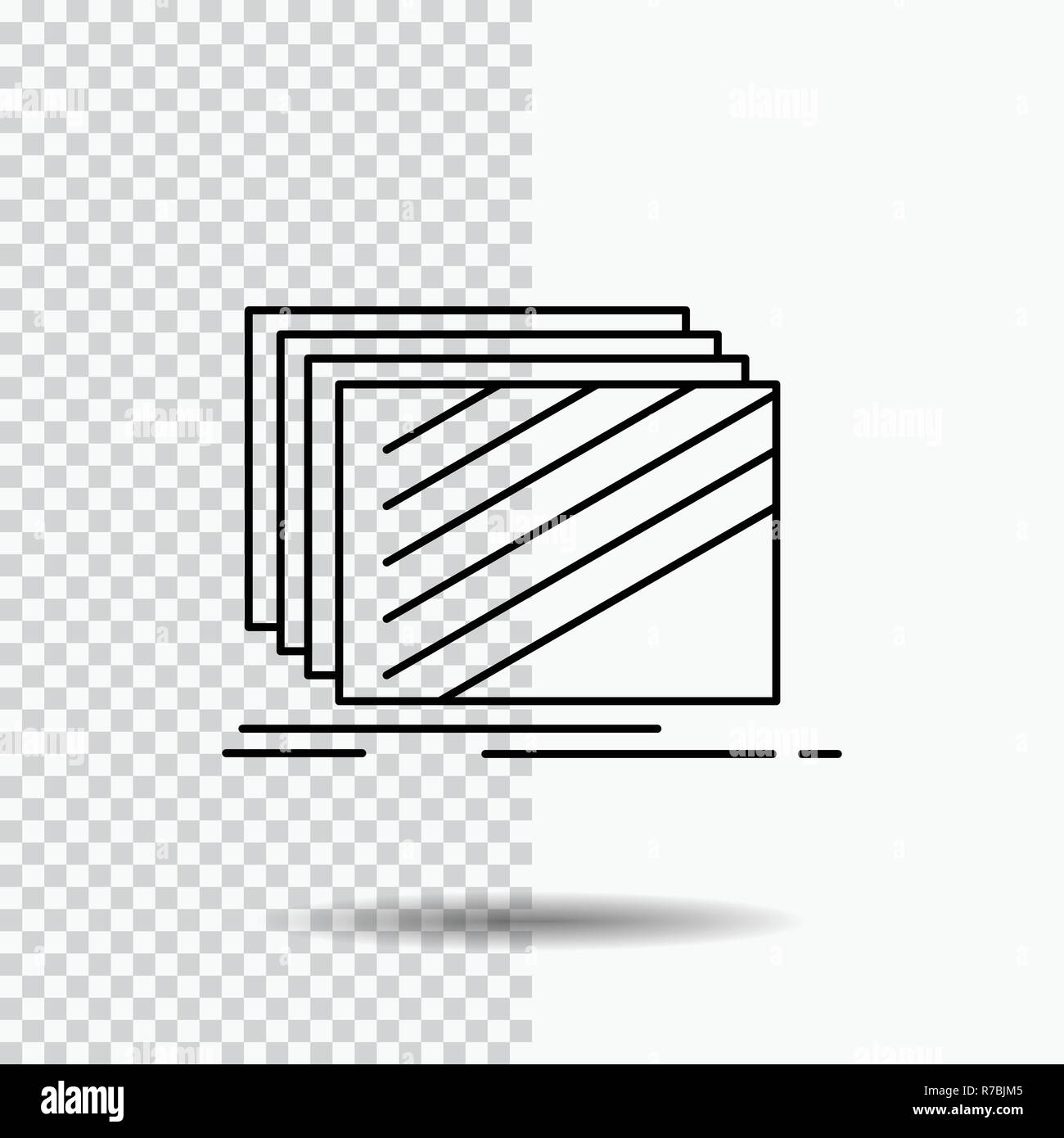 Green line textures vector hi-res stock photography and images - Alamy