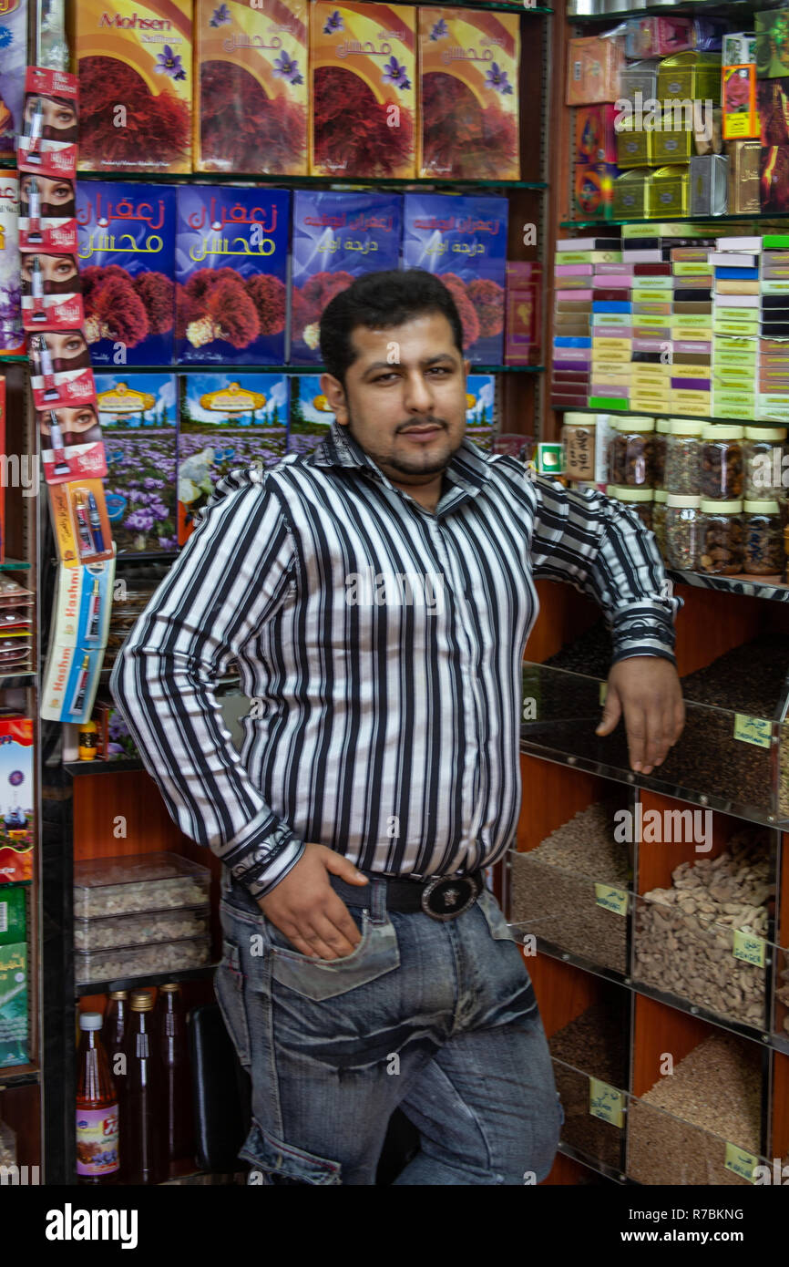 Shop keeper poses hi-res stock photography and images - Alamy
