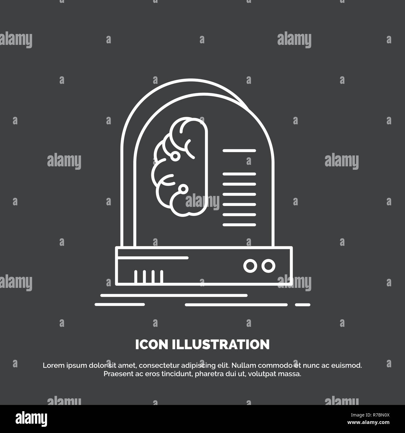 Human brain wired Stock Vector Images - Alamy