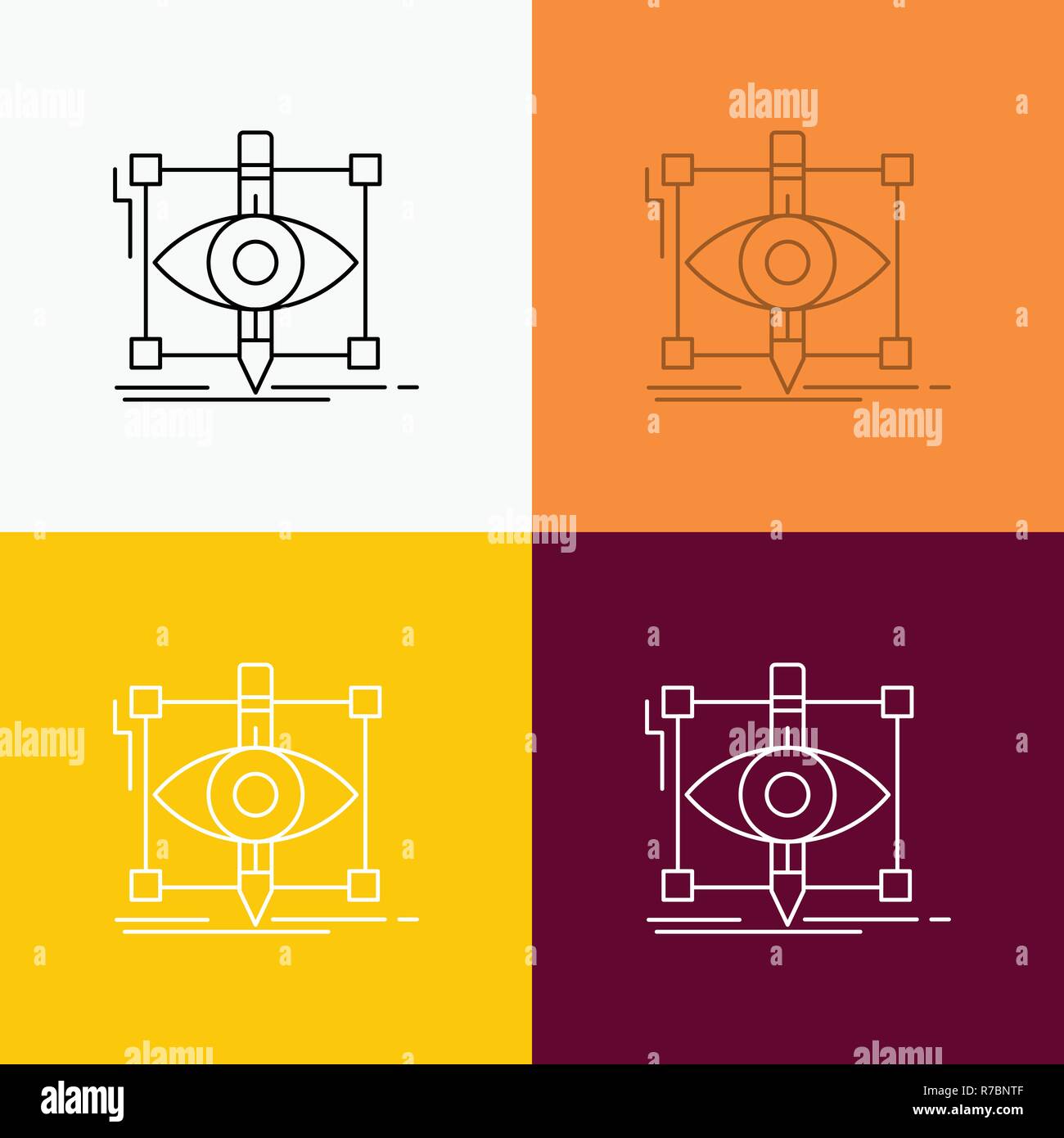 Draft blueprint rough illustration Stock Vector Images - Alamy