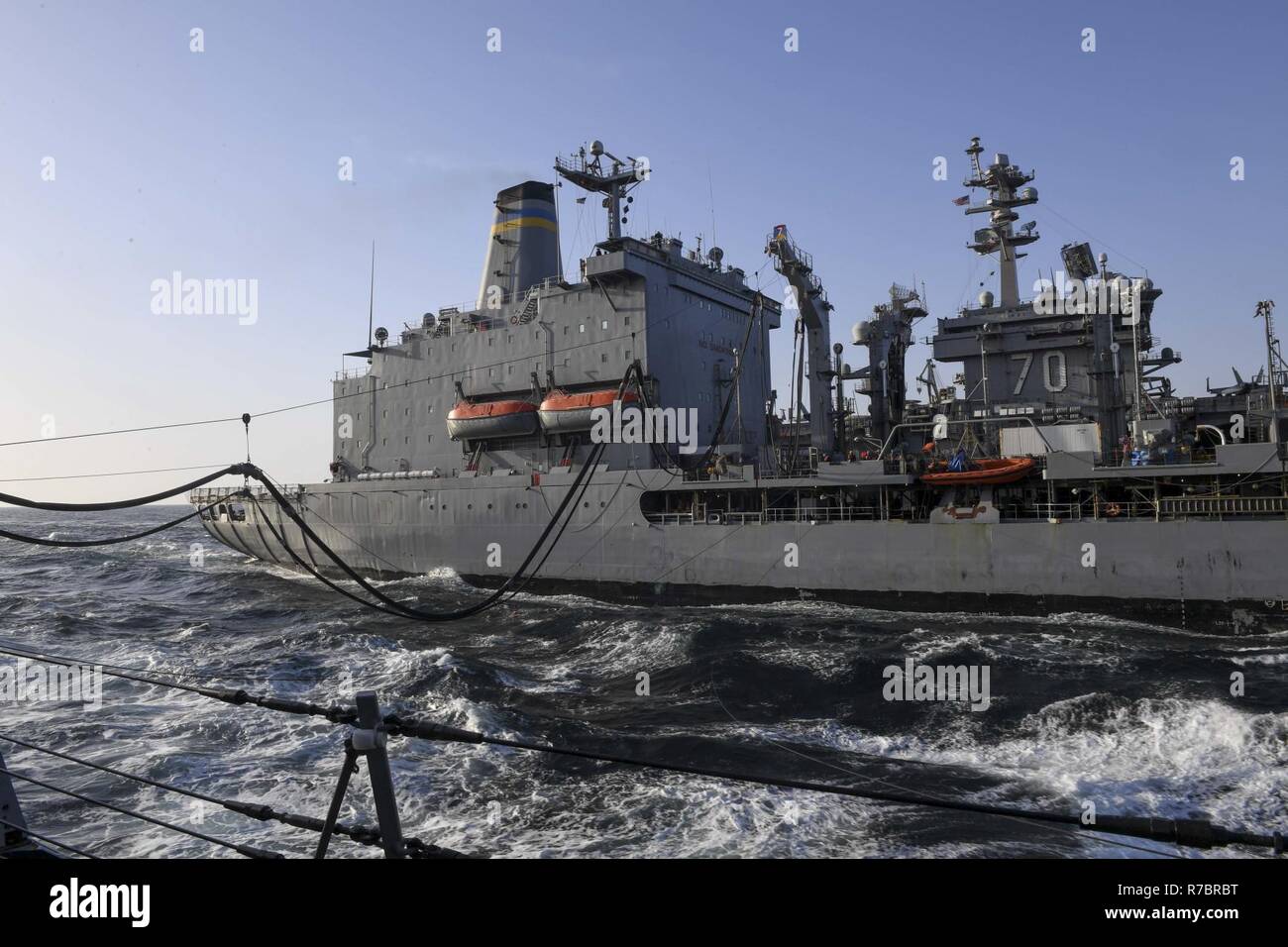 WESTERN PACIFIC (May 8, 2017) Henry J. Kaiser underway replenishment ...