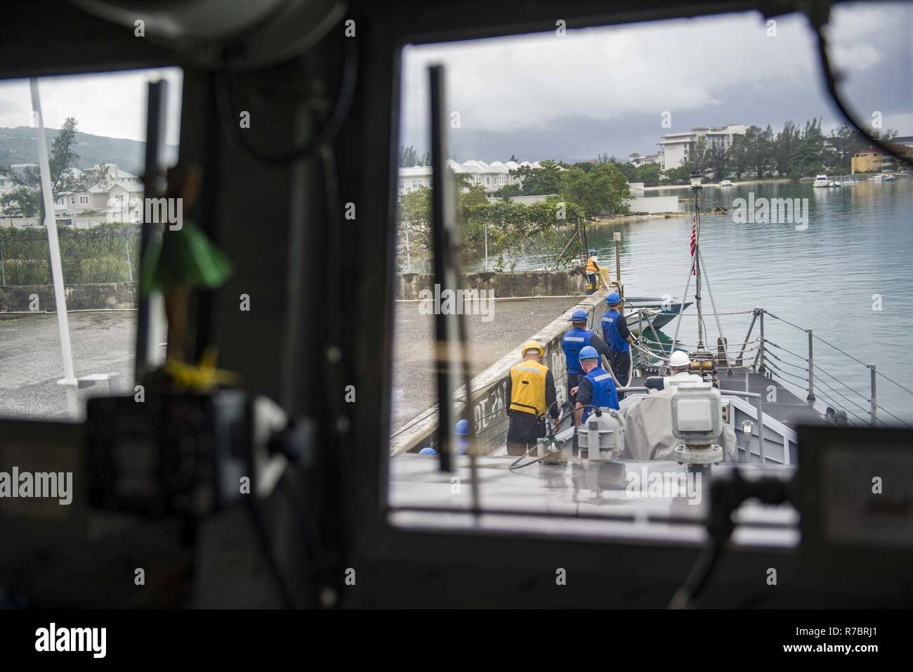 MONTEGO BAY, Jamaica (May 06, 2017) - Sailors assigned to the Cyclone ...