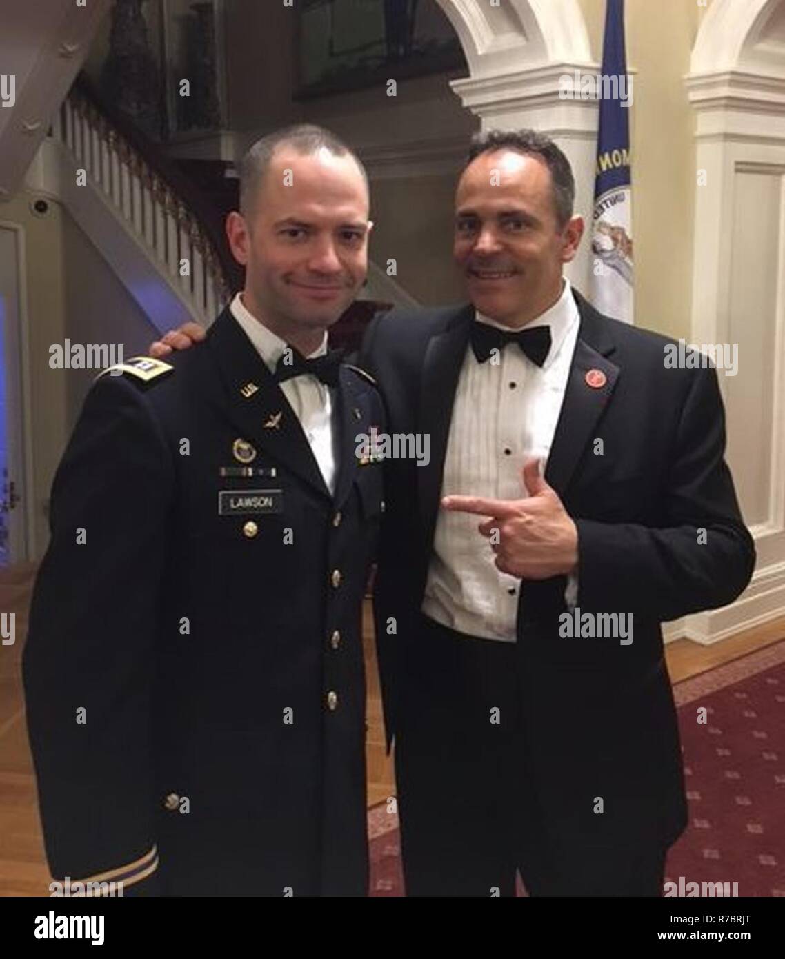 U.S. Army Captain Stephen Lawson attends the annual Kentucky Derby Gala ...