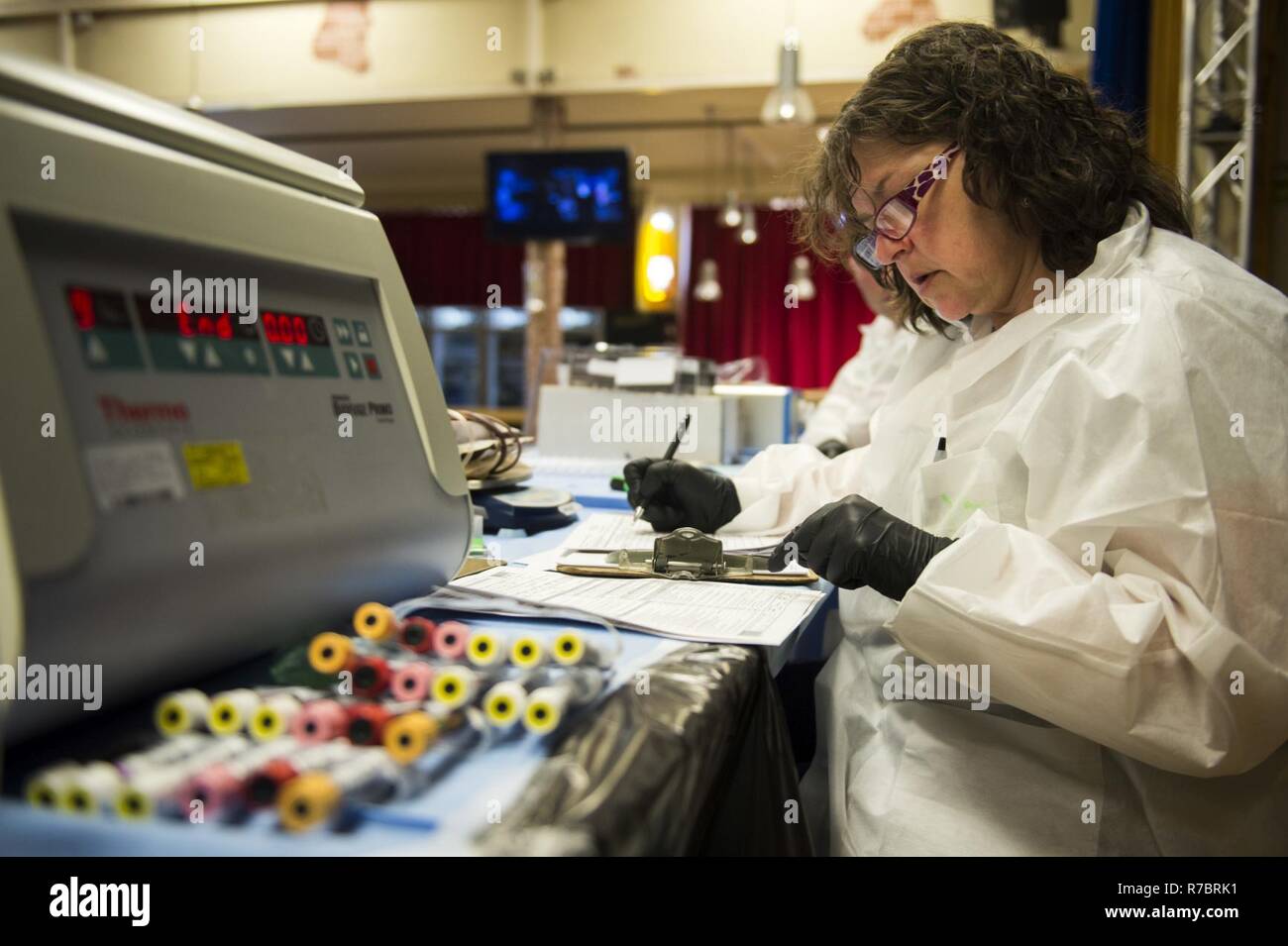 Pamela Hudson, Armed Services Blood Program Europe phlebotomist ...