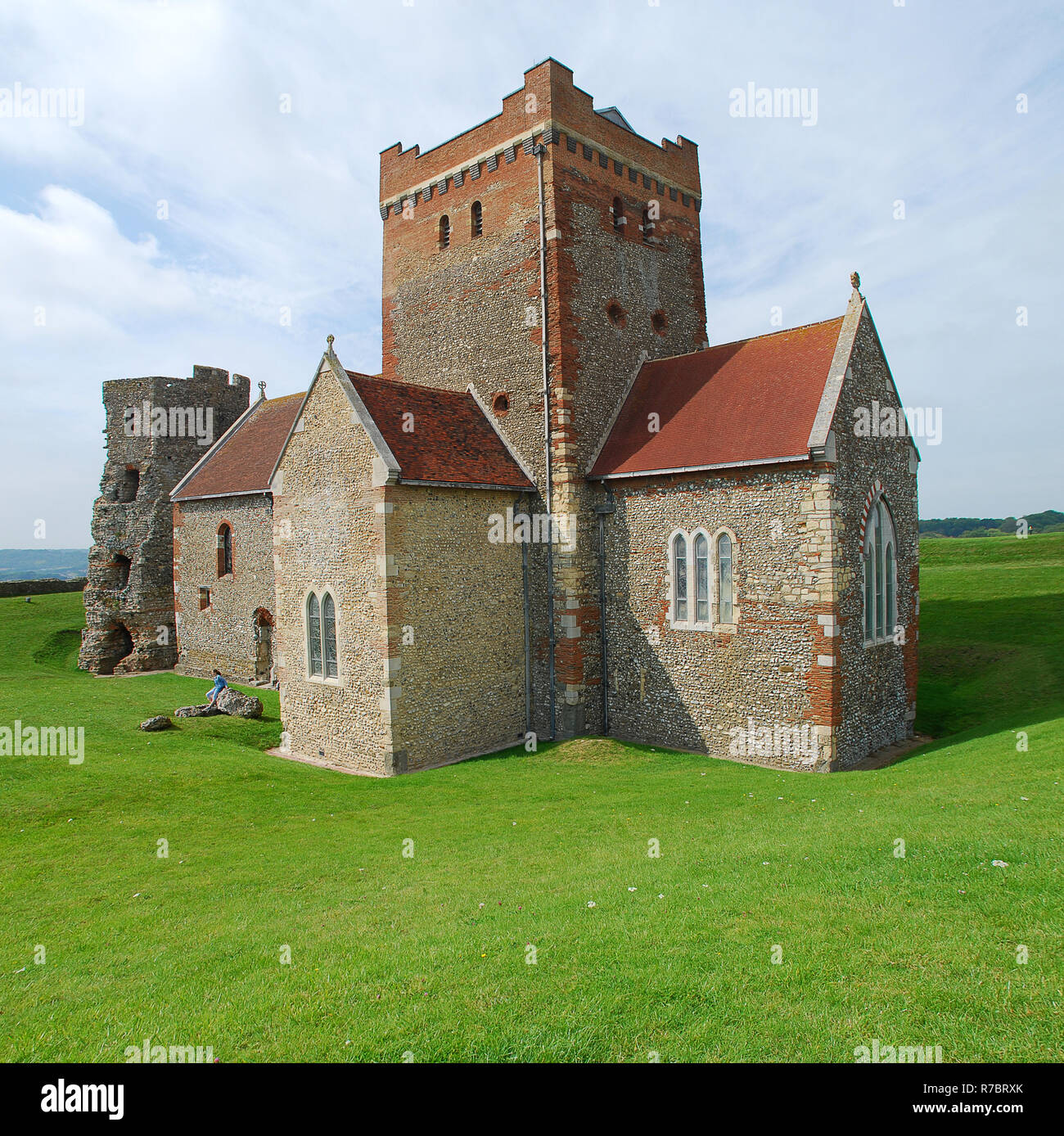 Dover castle saxon church st hi-res stock photography and images - Alamy