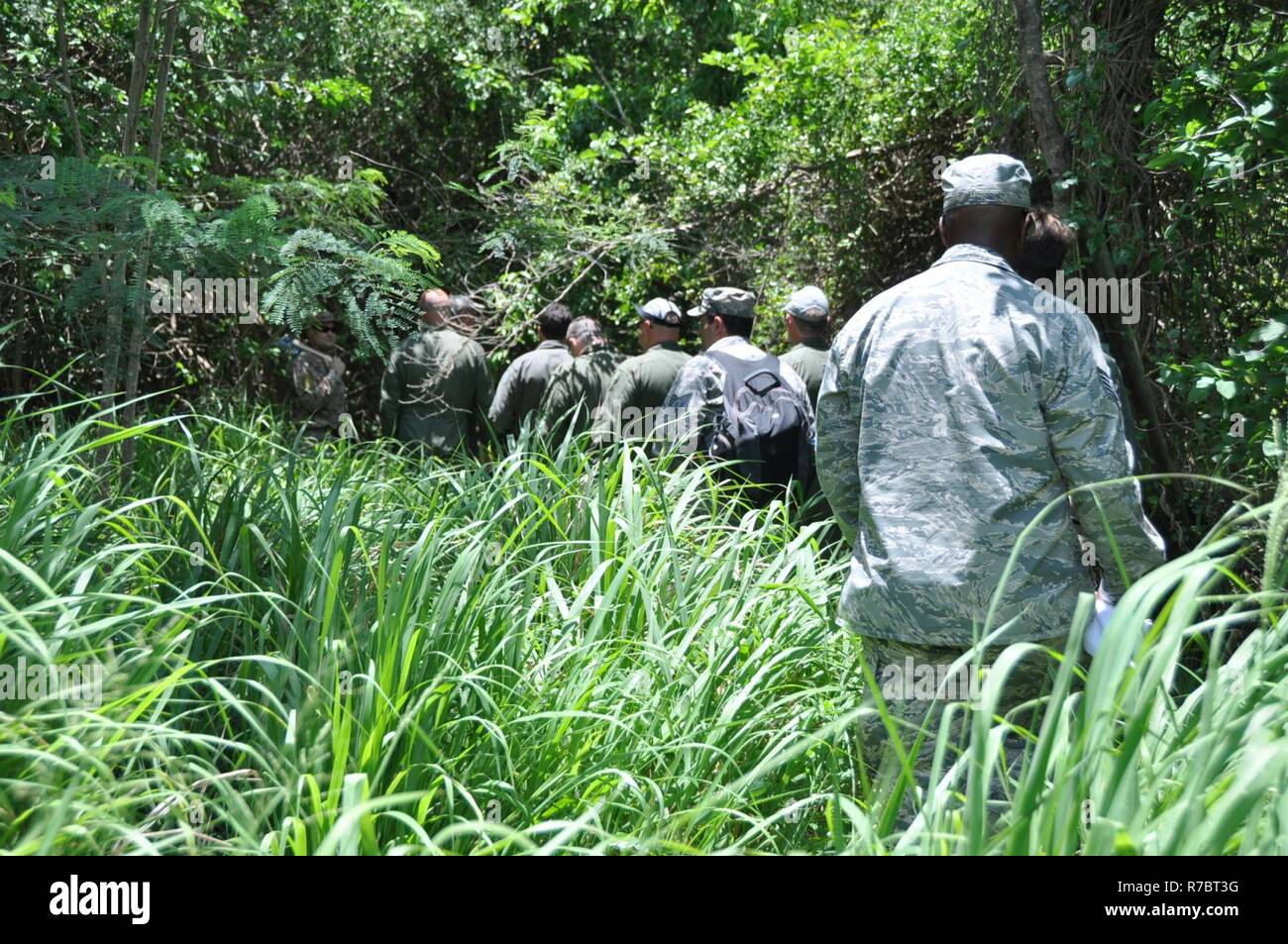 Members of the 53rd Weather Reconnaissance Squadron follow Technical ...