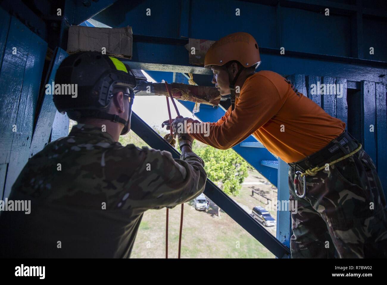 Philippine Airmen with 505th Search and Rescue Group and U.S. Airmen ...