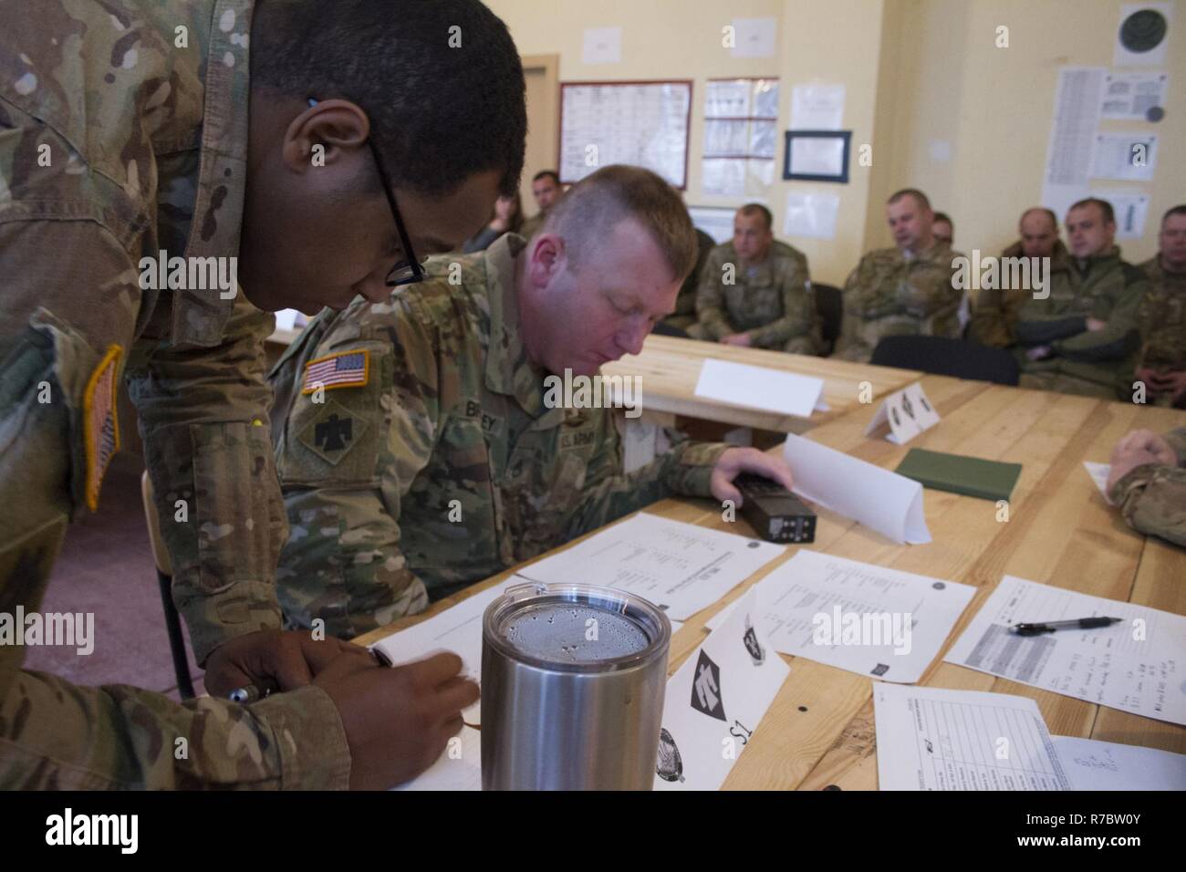 Joint multinational simulation center hi-res stock photography and ...
