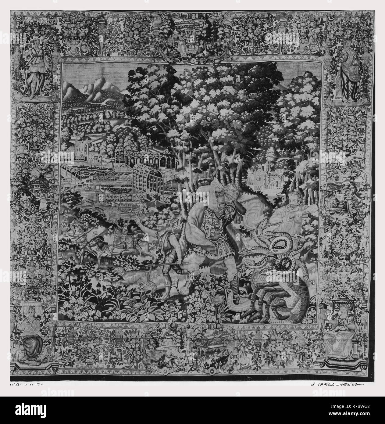 Labors of Hercules (2nd): Hydra of Lerna is killed by Hercules Stock ...