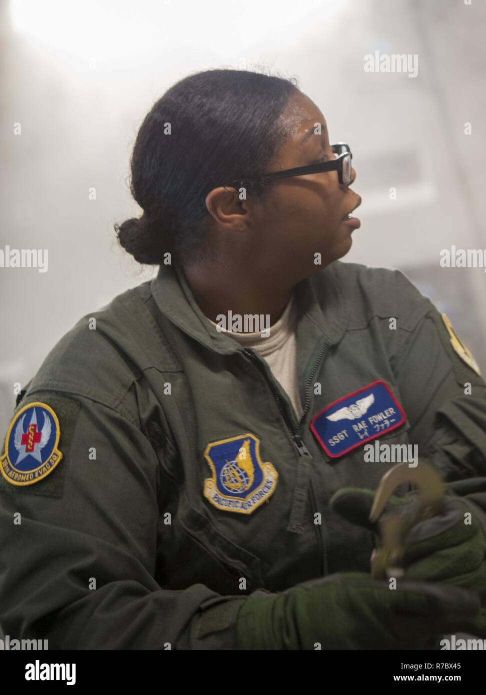 U.S. Air Force Staff Sgt. Rae Fowler, 18th Aerospace Evacuation ...