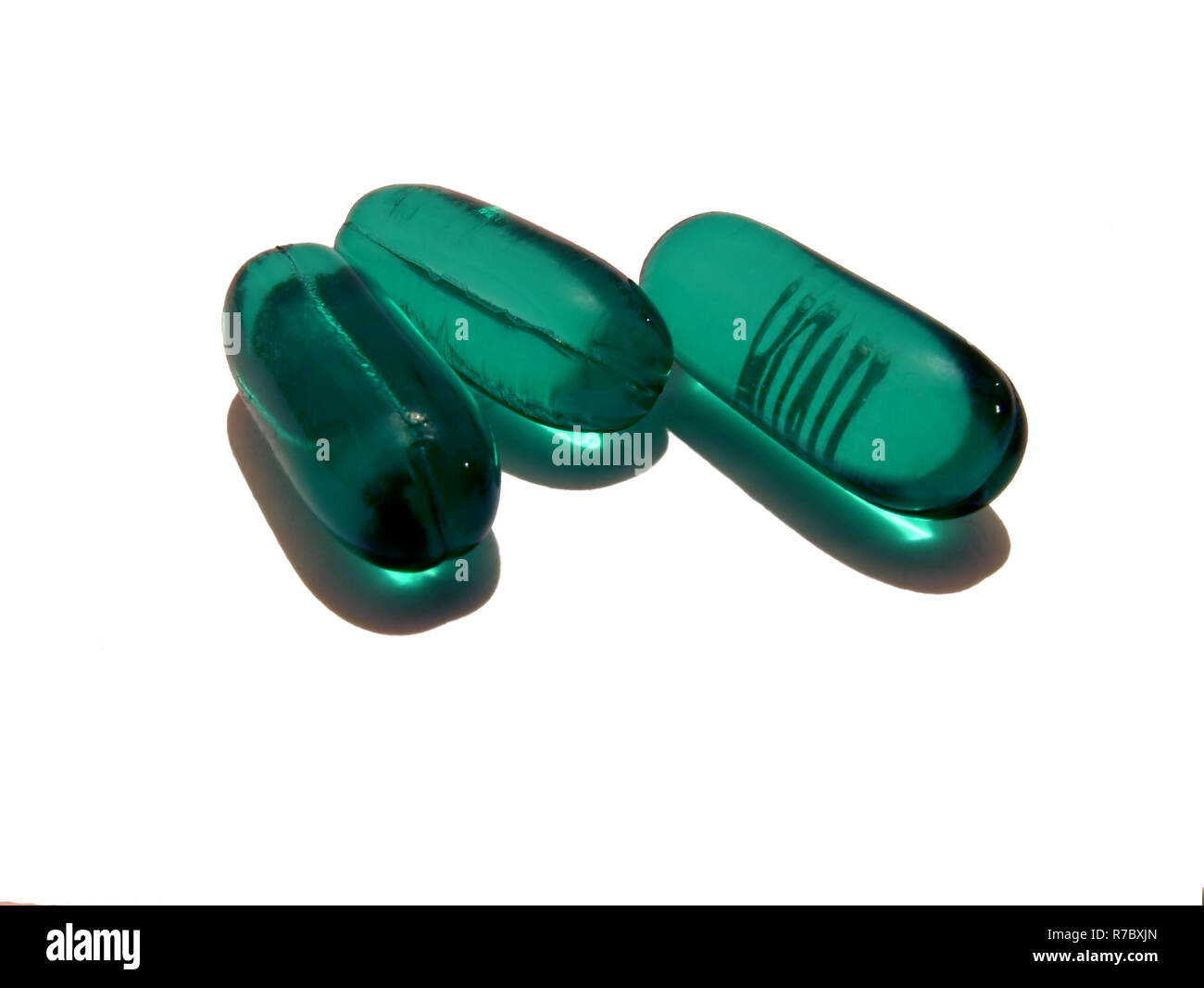 Green Pills 1 Stock Photo - Alamy