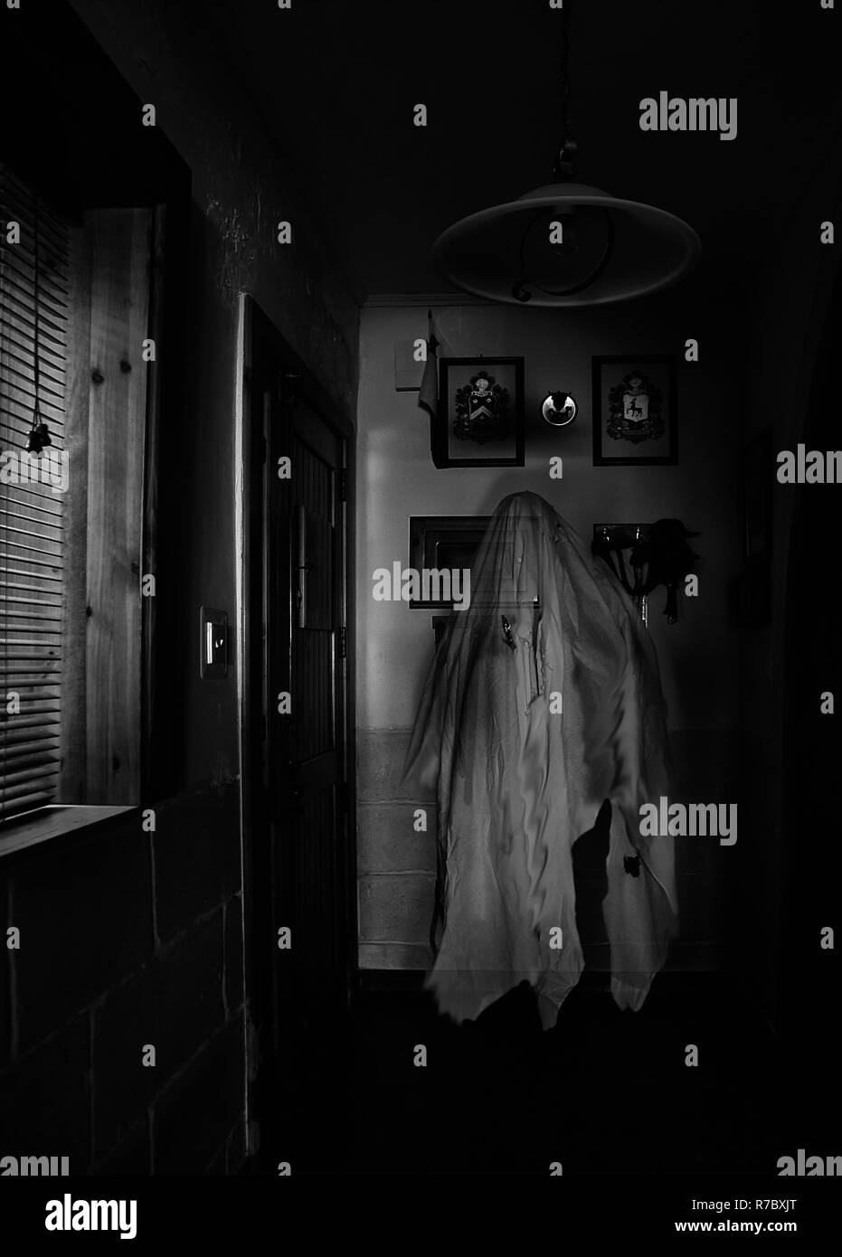 Ghost in Corridor Stock Photo - Alamy