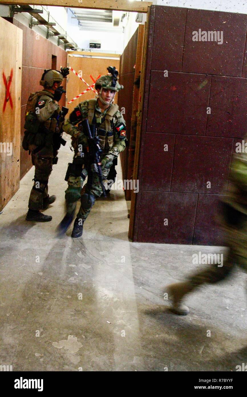 French Special Operations Group and Jordan 111th Strike Force Battalion ...