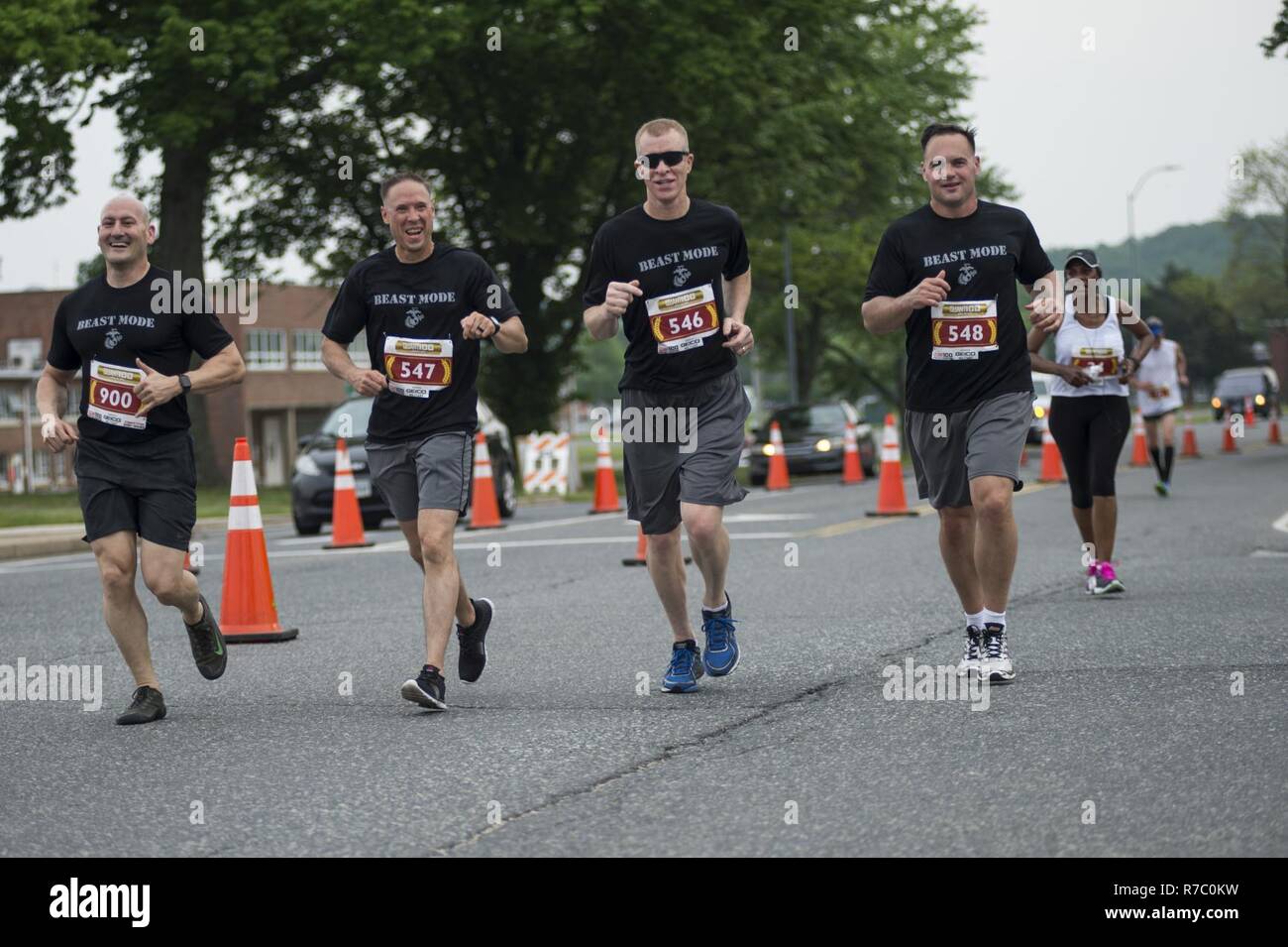 From left, Marine Corps Base (MCB) Quantico Headquarters and Service ...