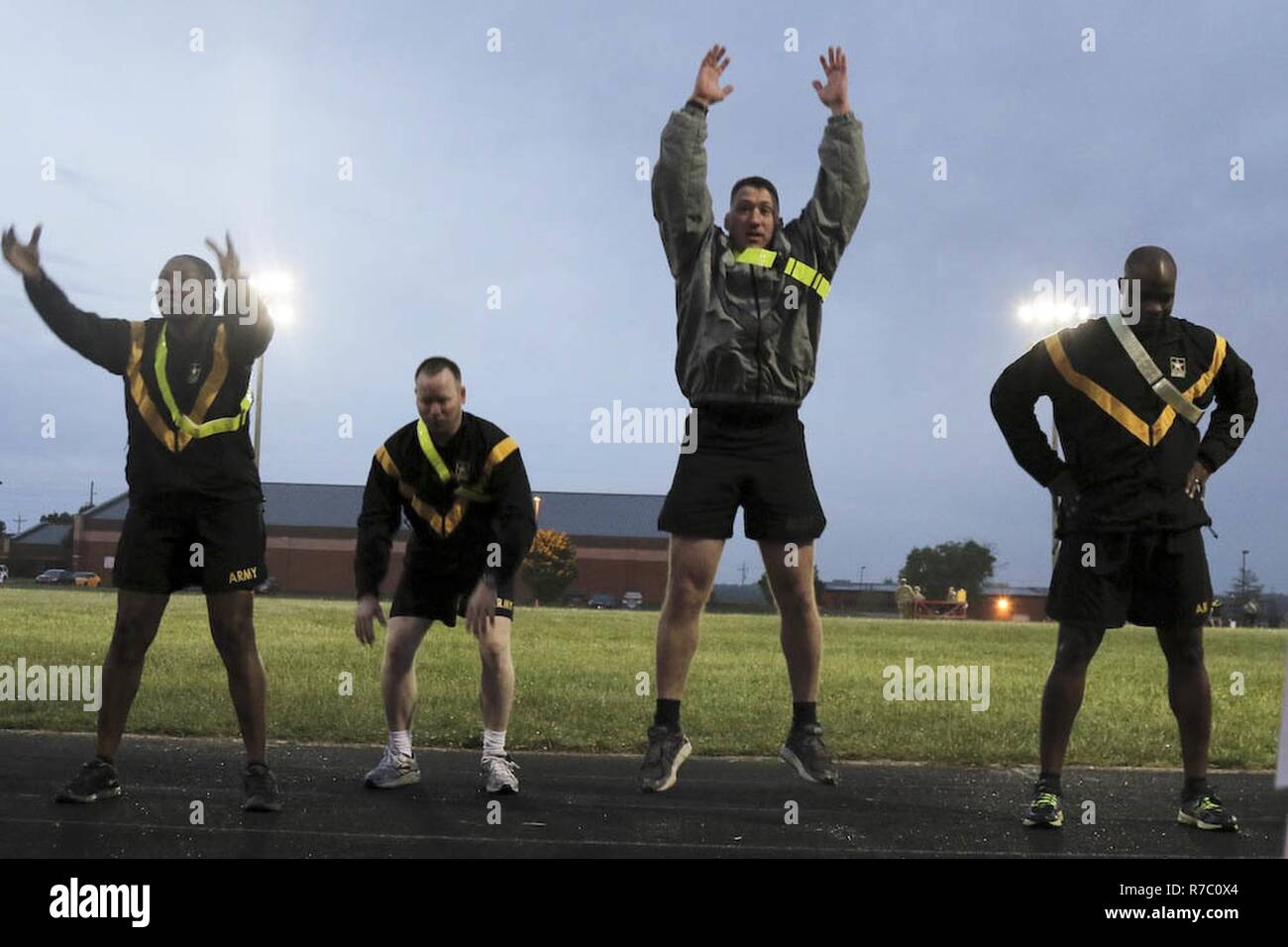 4th Cavalry Brigade held a team-building Physical Readiness Training ...