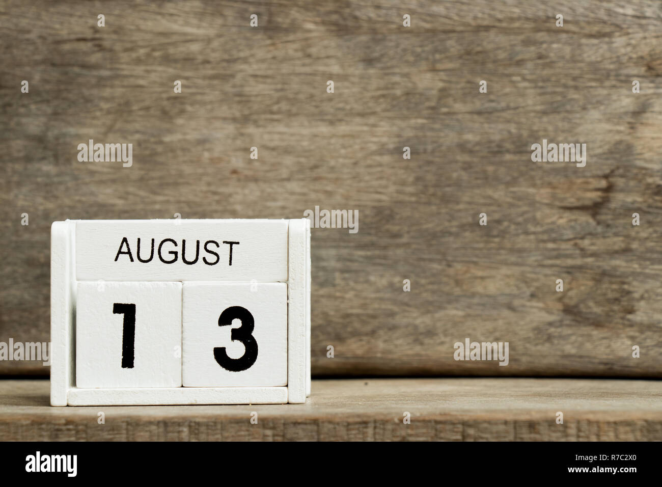 Calendar date august 13 hi-res stock photography and images - Alamy