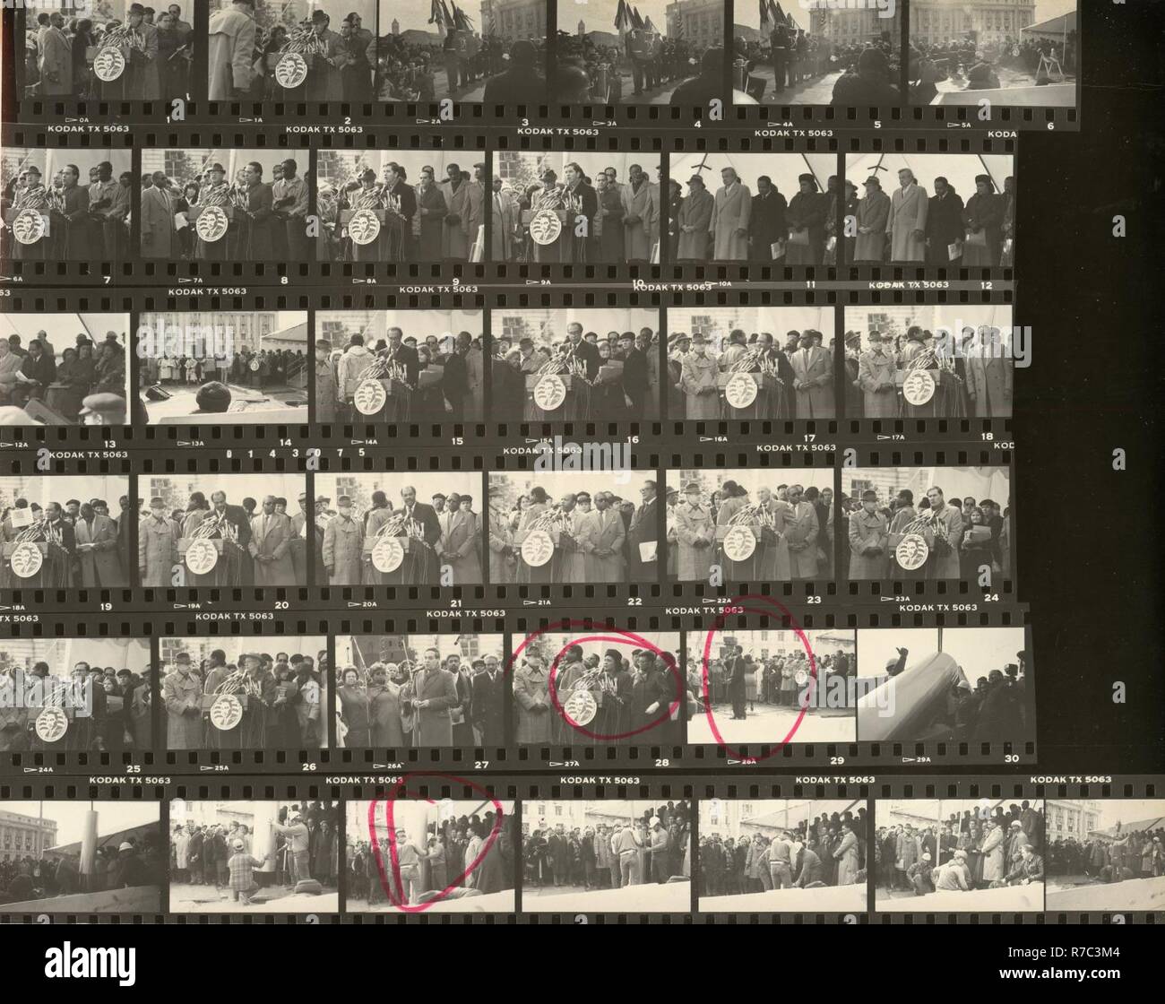 6 negative slides Stock Photo - Alamy