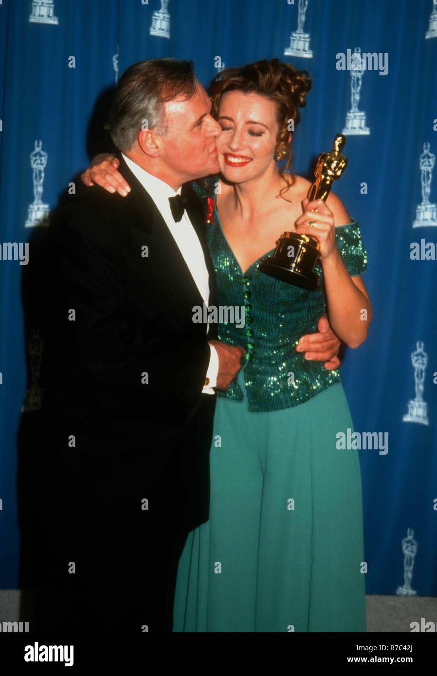 LOS ANGELES, CA - MARCH 29: Actor Anthony Hopkins and actress Emma ...