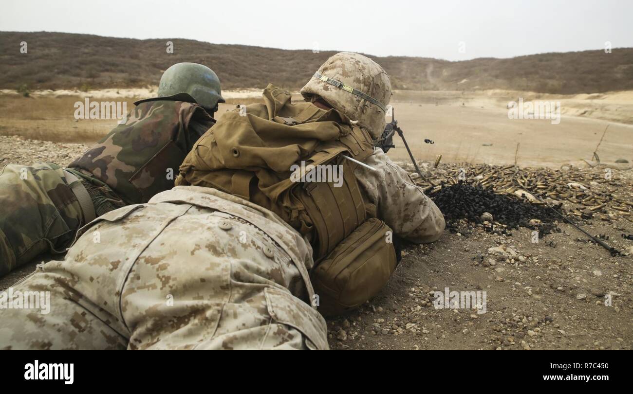 Cpl. Reno Schwind, a machine gunner with Special Purpose Marine Air ...