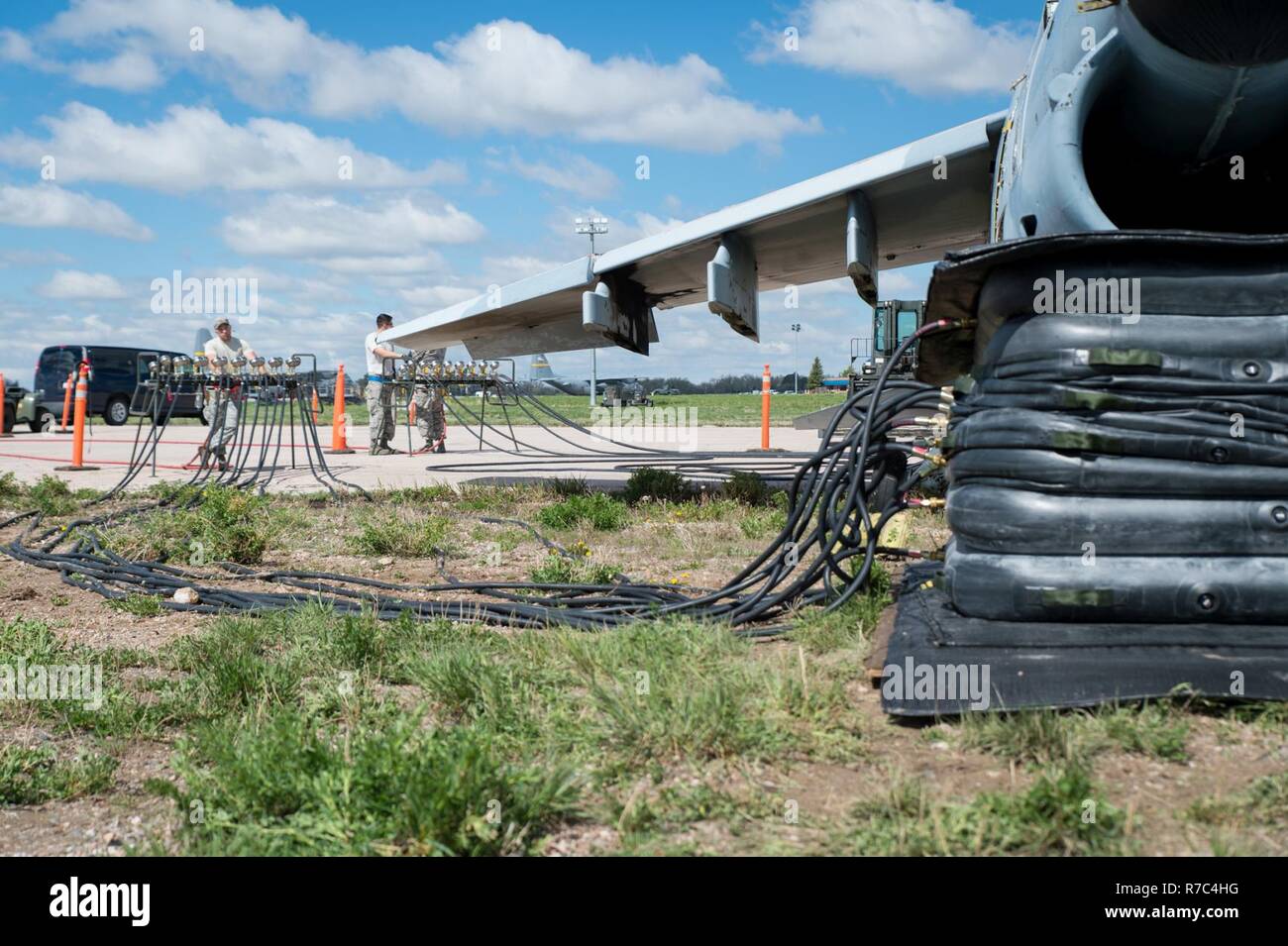 Crash Damage Disabled Aircraft Recovery High Resolution Stock ...