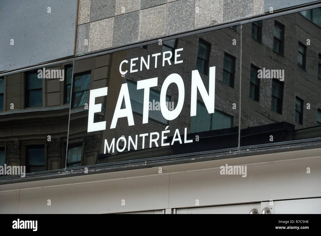 MONTREAL, CANADA - OCTOBER 4, 2018: Eaton Centre in Montreal, Canada ...