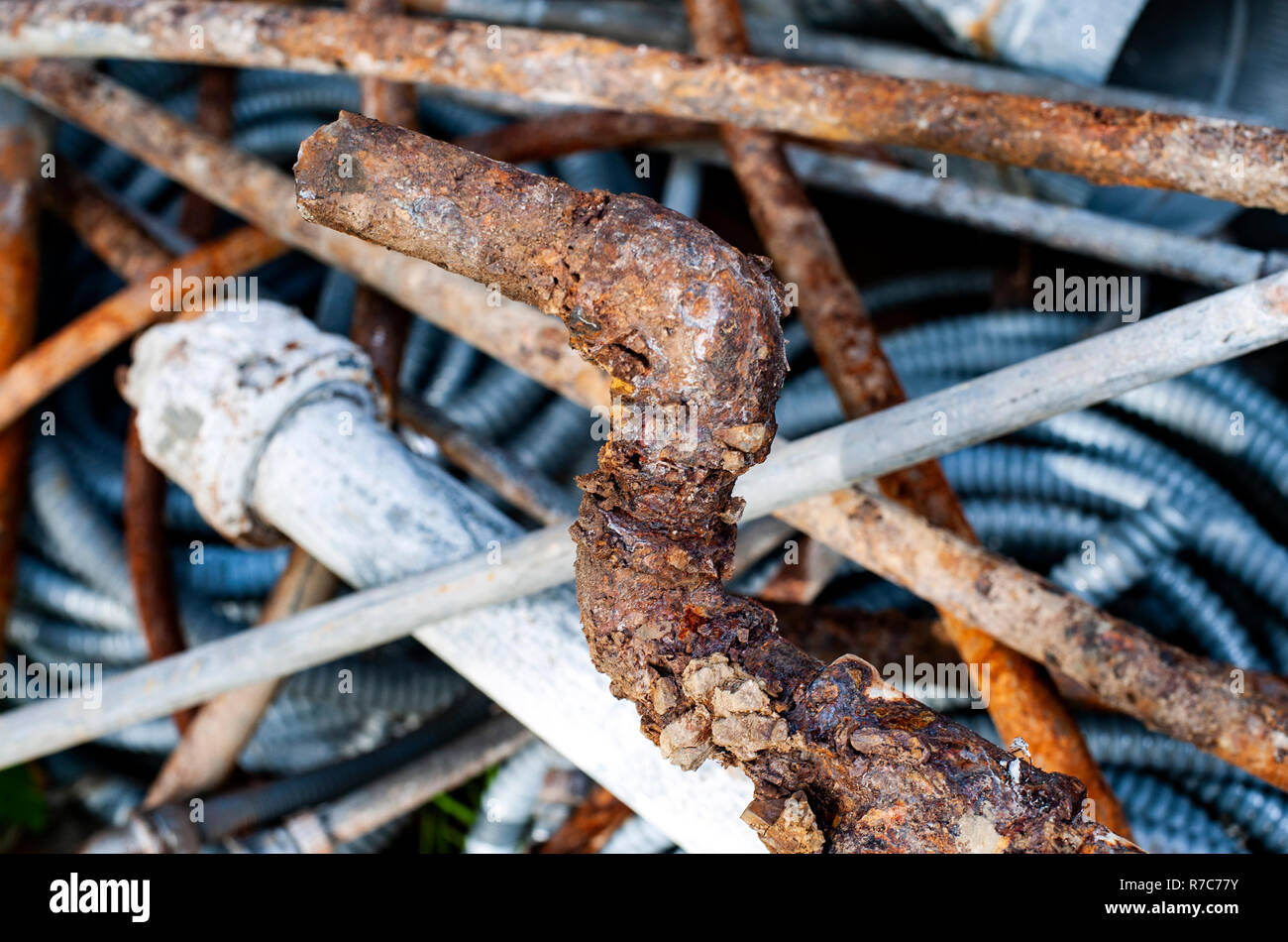 Rusty pipes hi-res stock photography and images - Alamy