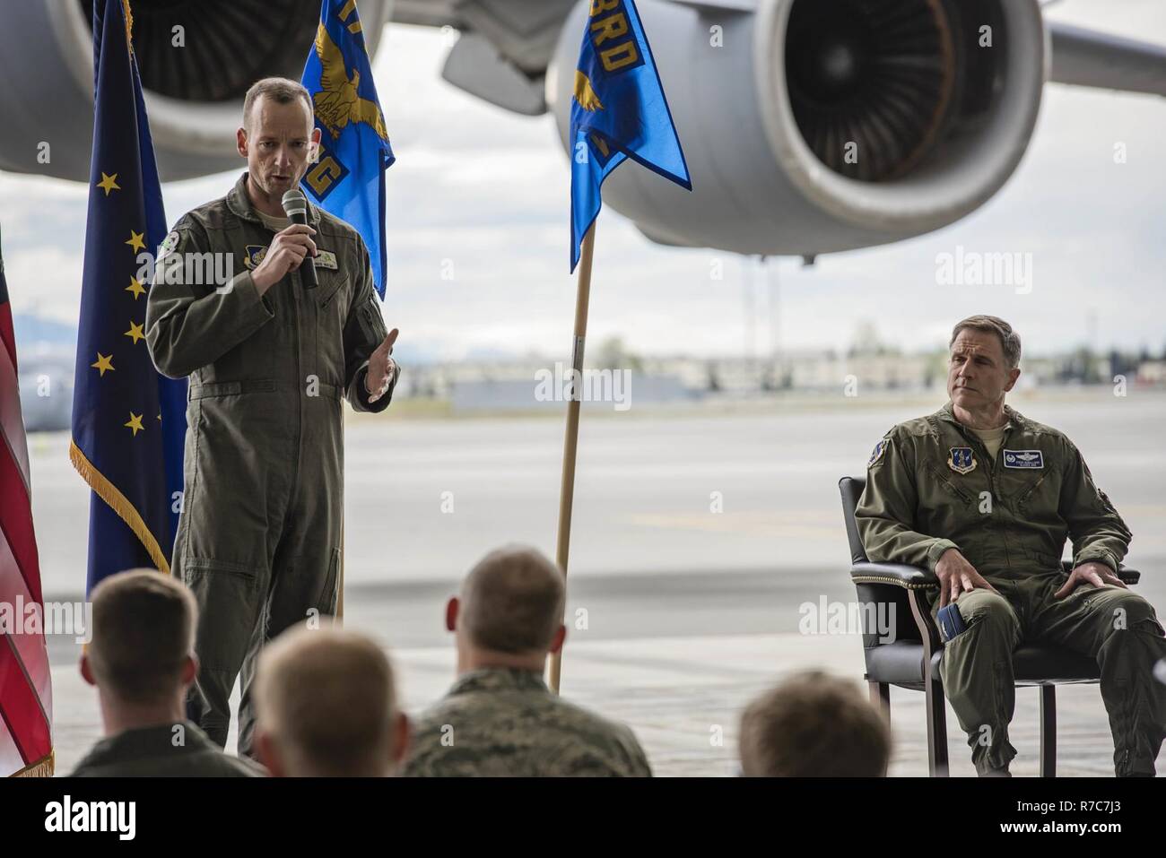 Col. Steven deMilliano, commander of the 176th Wing, Alaska Air ...