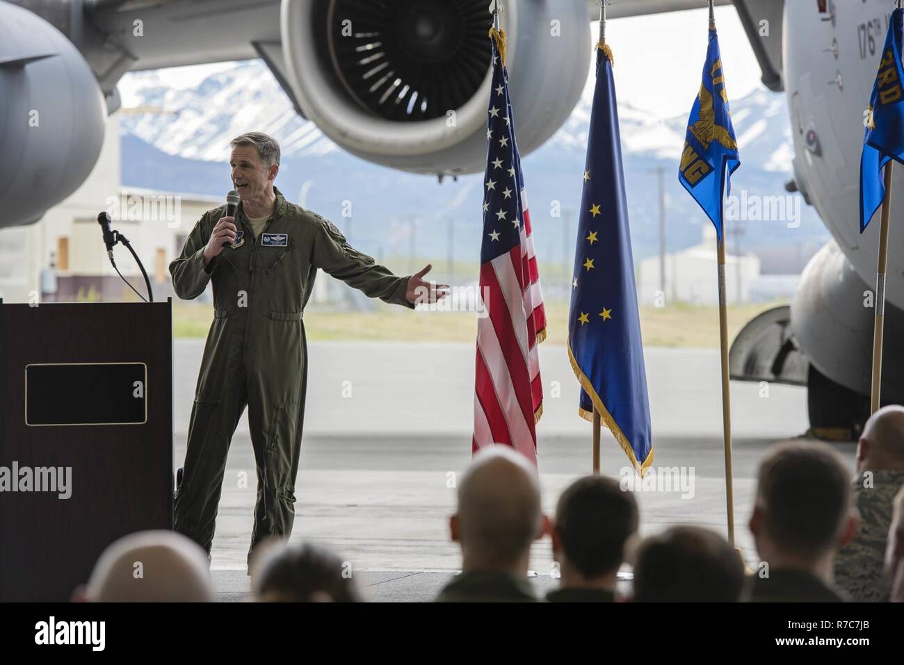 Col. Steven deMilliano, commander of the 176th Wing, Alaska Air ...