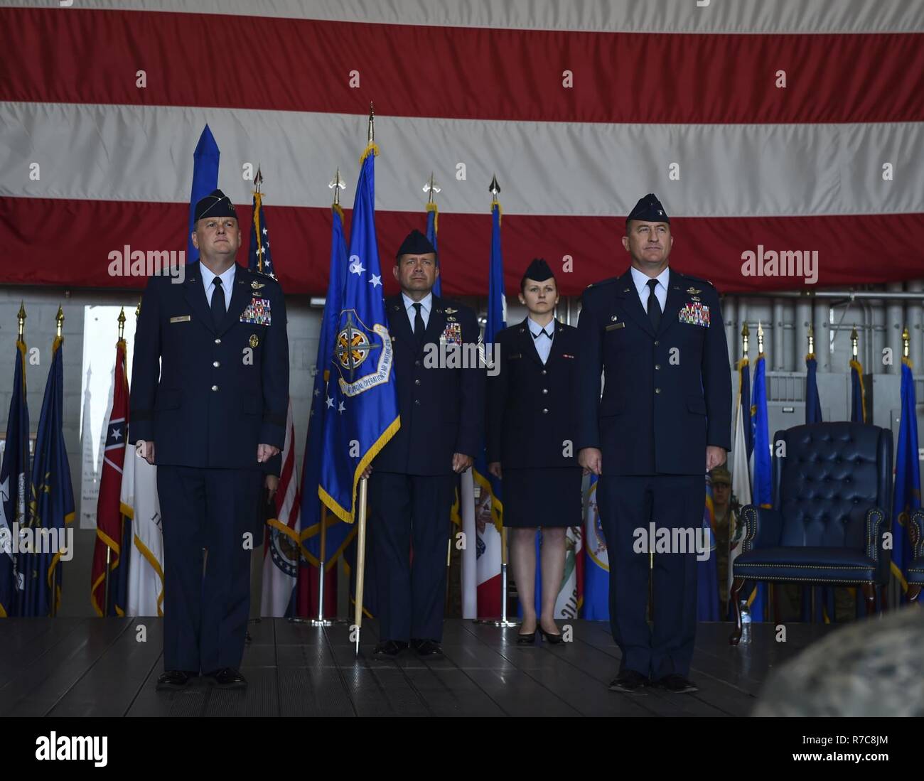Lt. Gen. Brad Webb, left, the commander of Air Force Special Operations ...