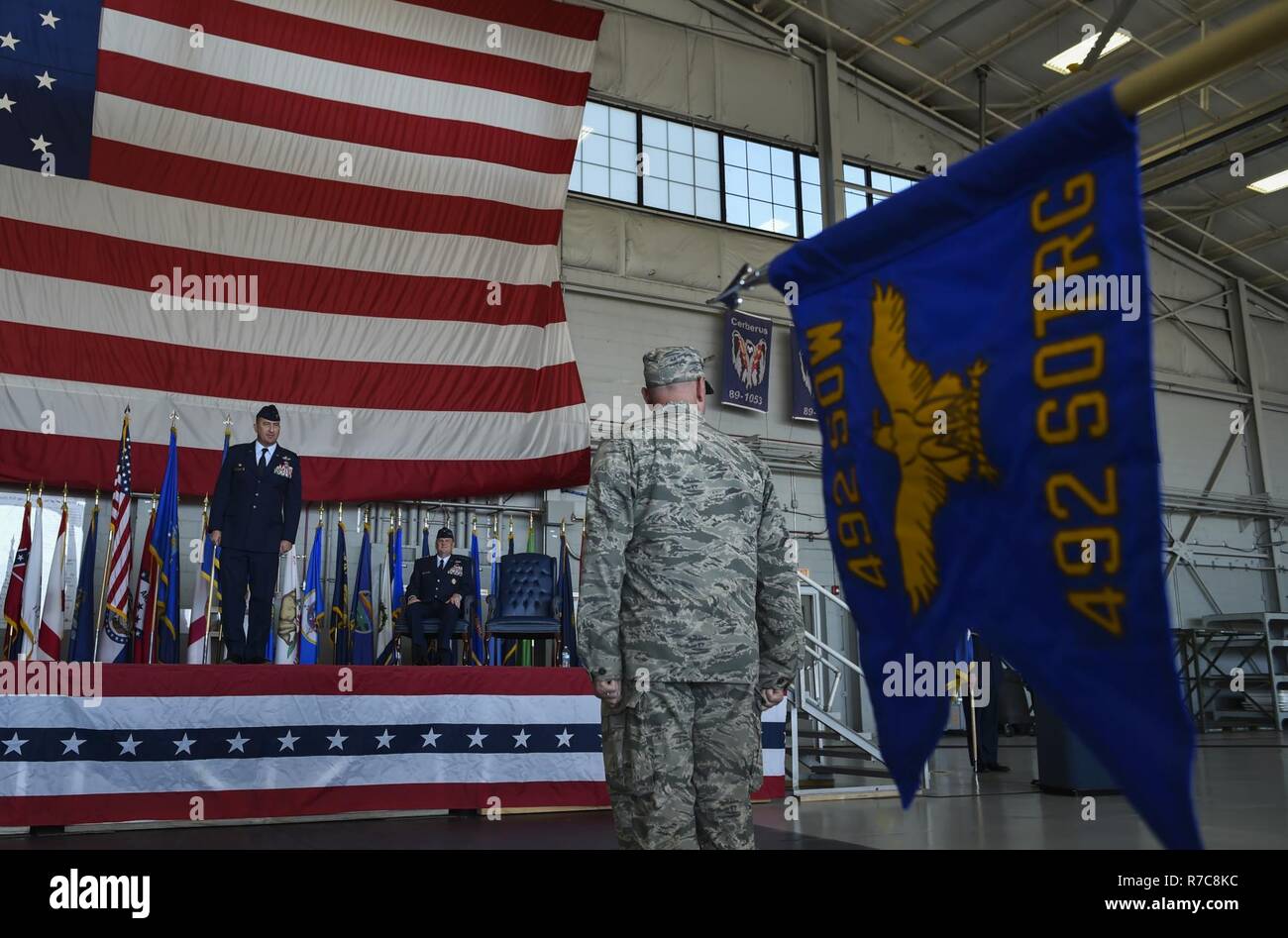Air Commandos attend the 492nd Special Operations Wing activation ...