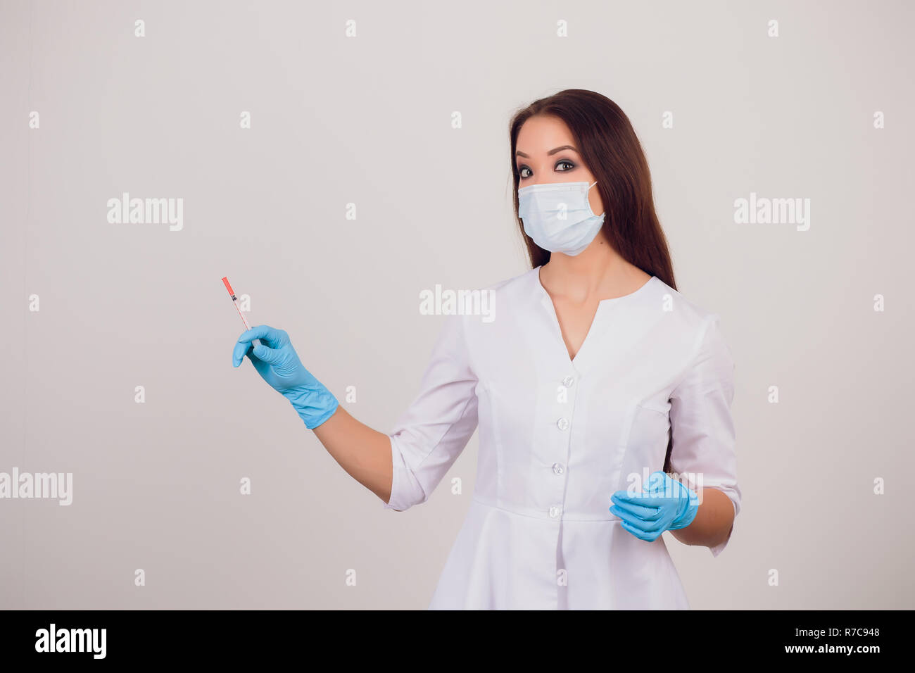 Beautiful female medicine doctor with smile face. Medical care, illness ...