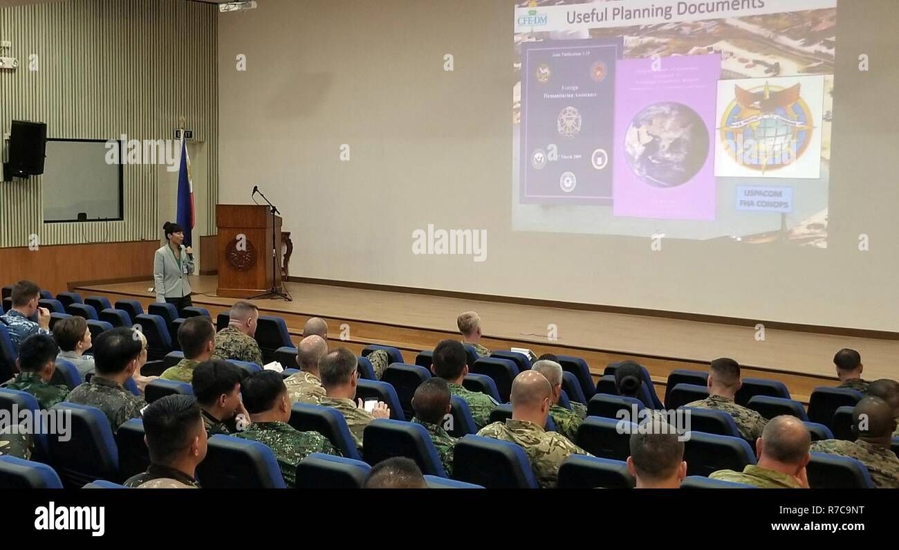 Mara Langevin, a disaster management and humanitarian assistance ...