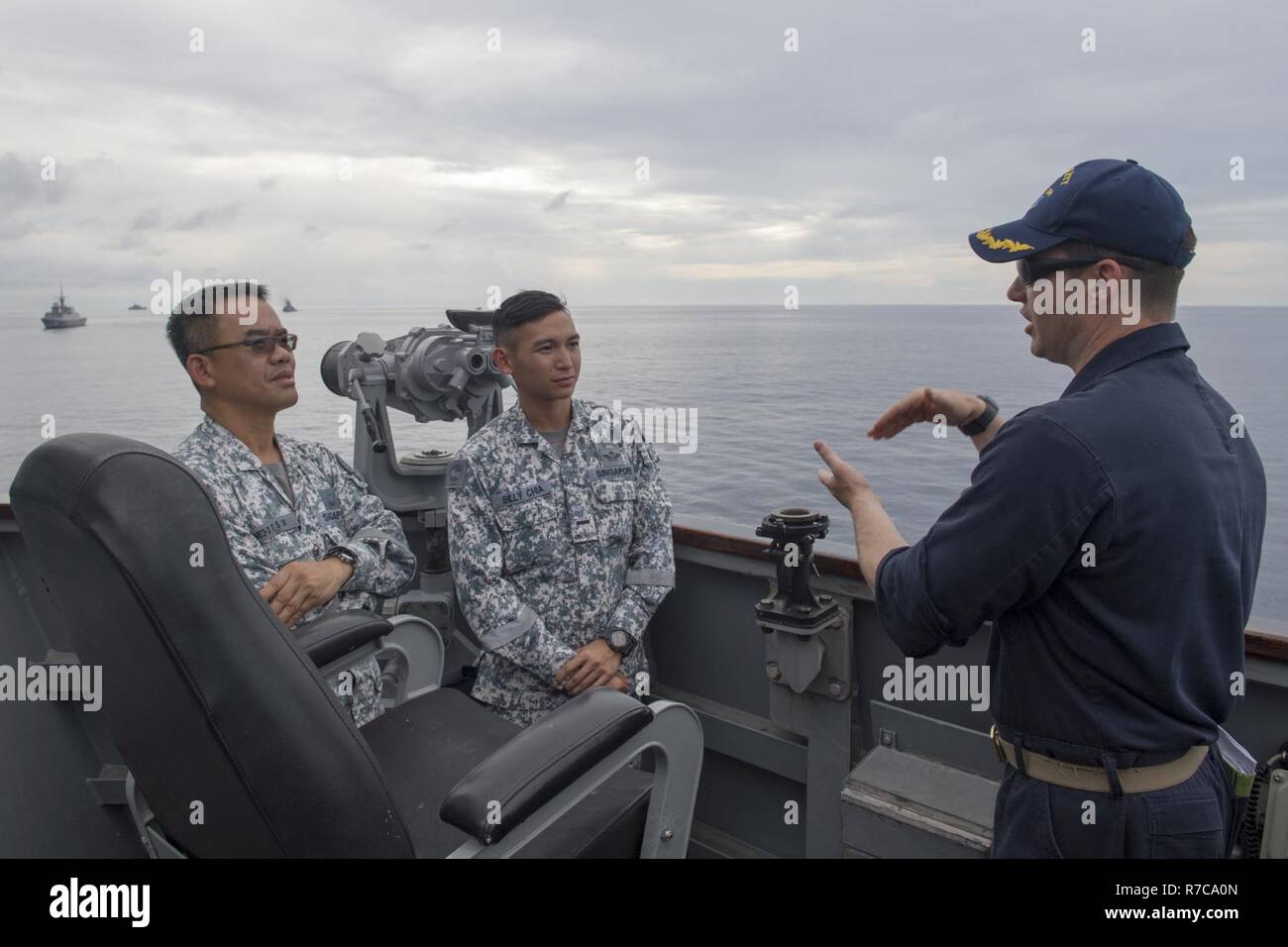 SOUTH CHINA SEA (May 10, 2017) Arleigh Burke-class guided-missile ...
