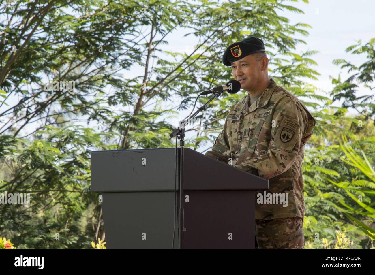 CAMP H.M. SMITH, Hawaii (May 11, 2017) - Command Sgt. Maj. Joaquin Cruz ...