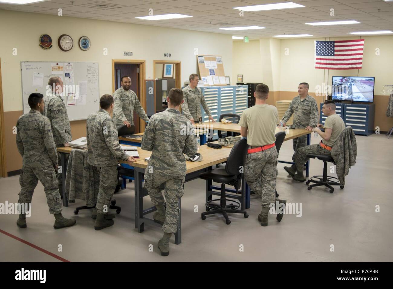 The 18th Component Maintenance Squadron hydraulics day-shift team ...