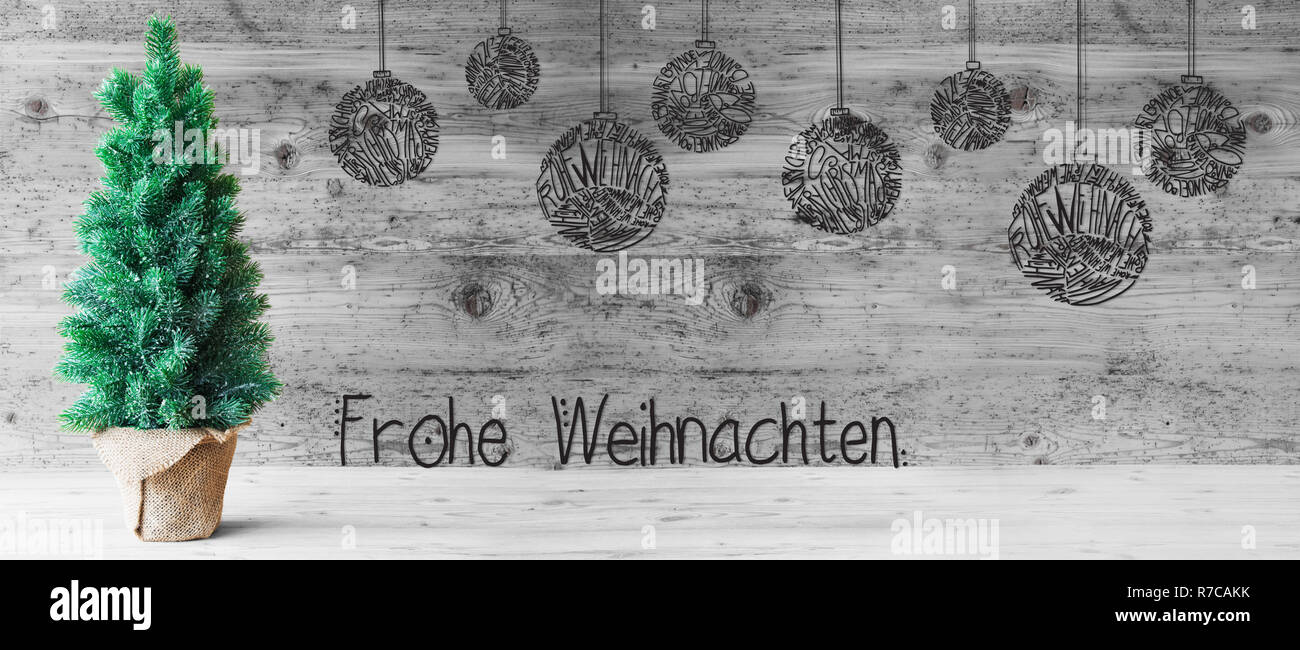 German Calligraphy Frohe Weihnachten Means Merry Christmas. Christmas ...