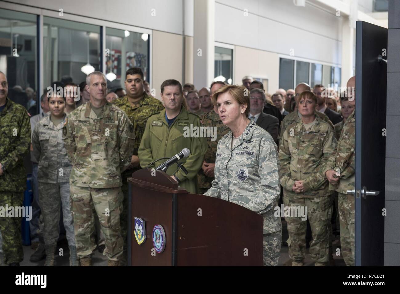 U.S. Air Force General Lori J. Robinson, Commander of the North ...