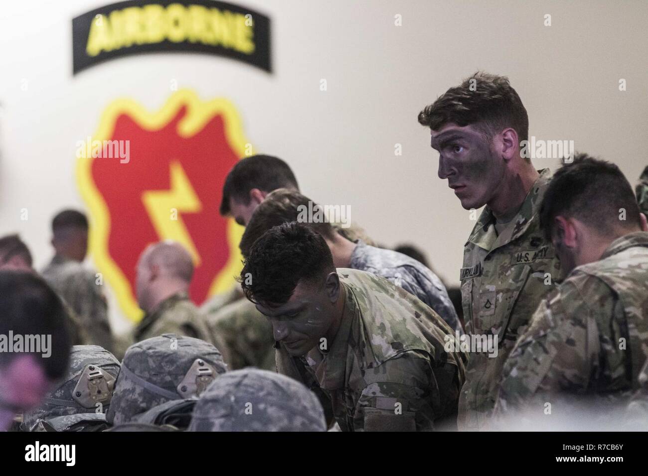 Pfc. Nicholas Nance (center) and Pfc. Harley Kirkland of A Battery, 2 ...