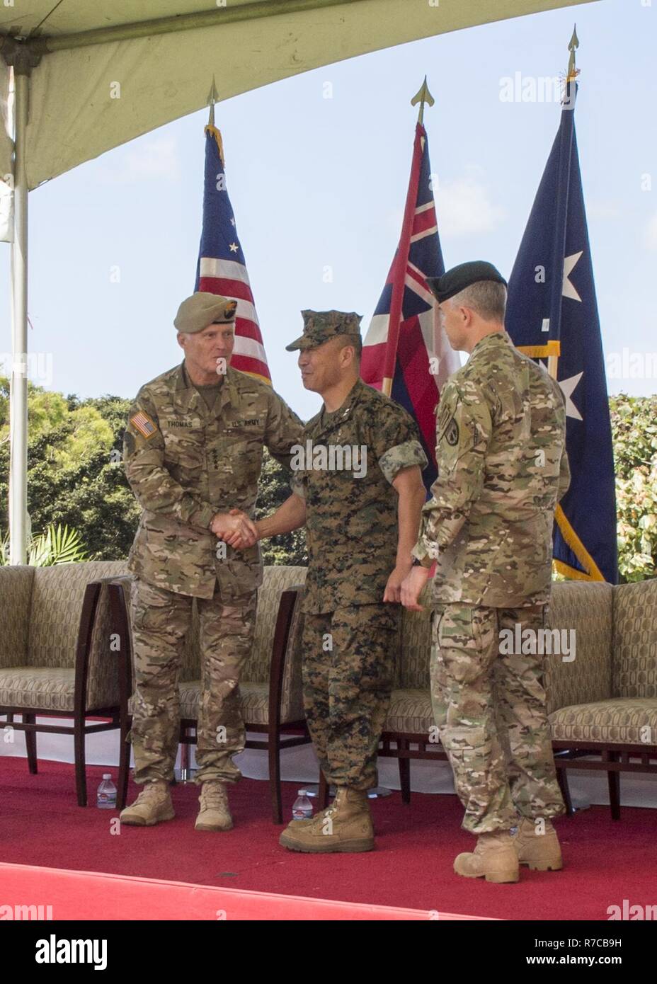 CAMP H.M. SMITH, Hawaii (May 12, 2017) - Army Gen. Raymond A. Thomas ...