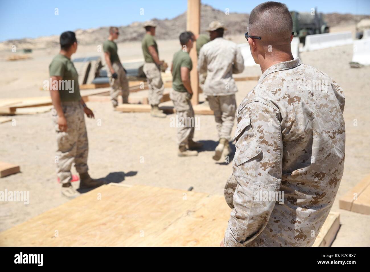 Lt. Col. Bradley Ward, commanding officer of Marine Wing Support ...