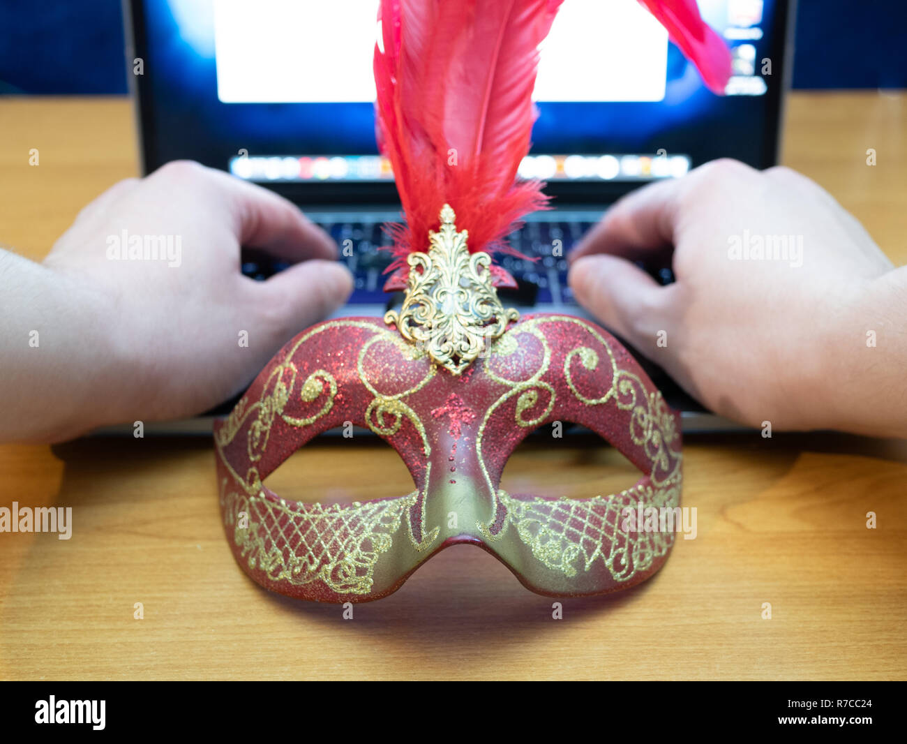 Typing Anon High Resolution Stock Photography and Images - Alamy