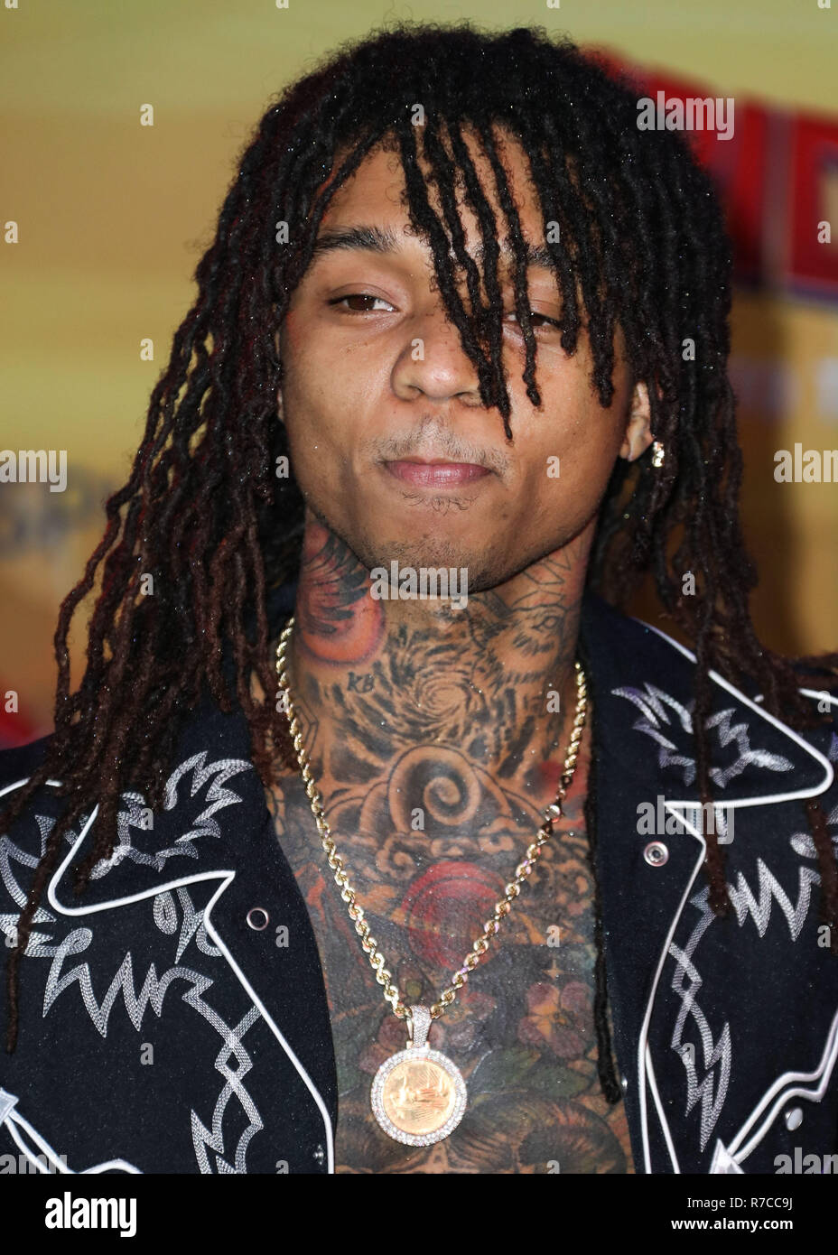 WESTWOOD, LOS ANGELES, CA, USA - DECEMBER 01: Rapper Swae Lee aka ...