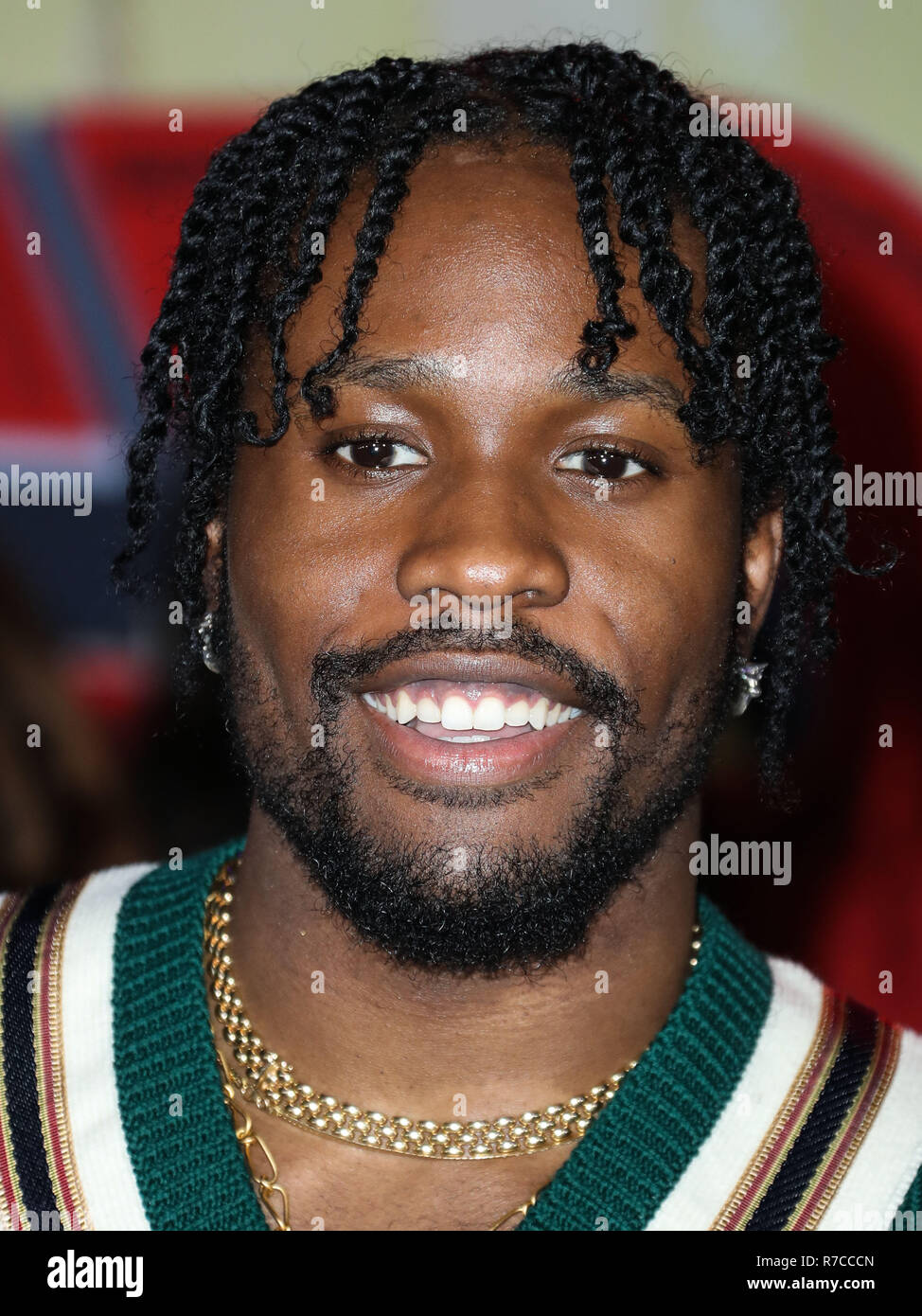 WESTWOOD, LOS ANGELES, CA, USA - DECEMBER 01: Actor Shameik Moore ...
