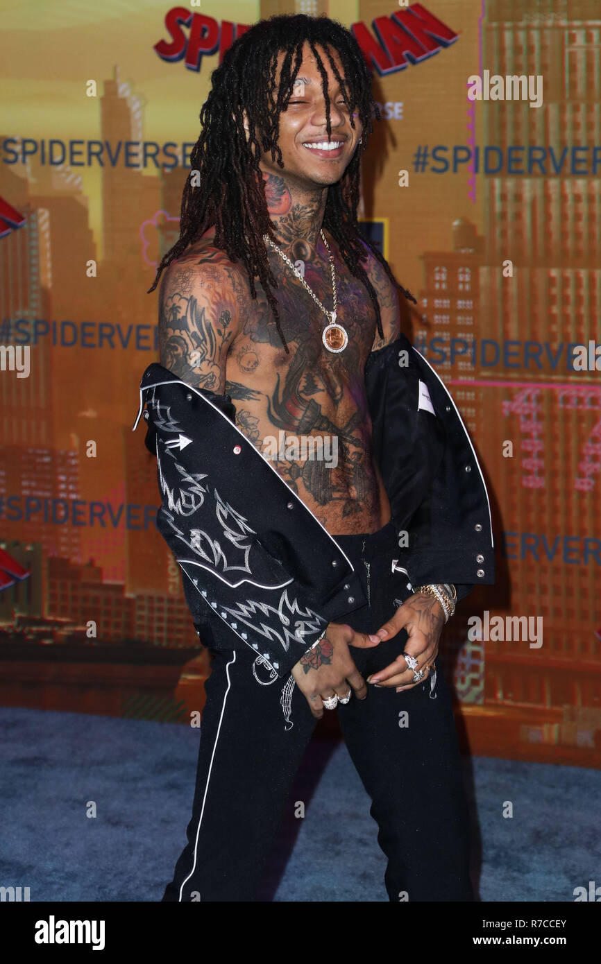 WESTWOOD, LOS ANGELES, CA, USA - DECEMBER 01: Rapper Swae Lee aka ...