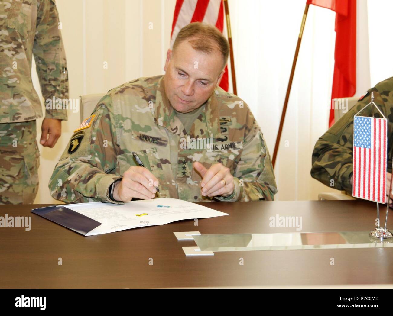 POZNAN, Poland- Lt. Gen. Ben Hodges, commanding general, U.S. Army ...