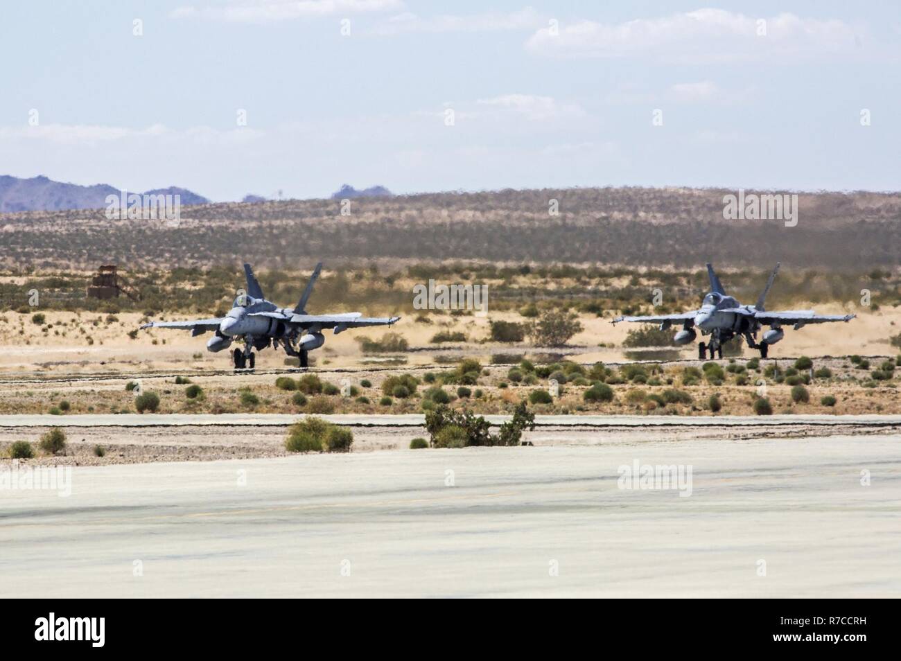 F/A-18C Hornets, with Marine Fighter Attack Squadron (VMFA) 314 ...