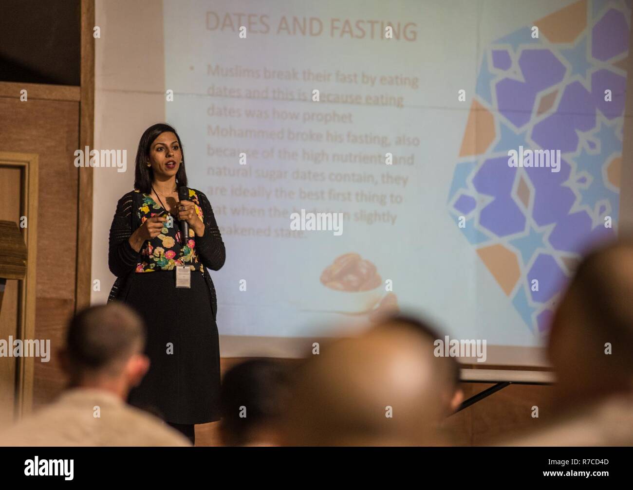 Basma Ismail, a volunteer briefer, shares her knowledge and experience ...