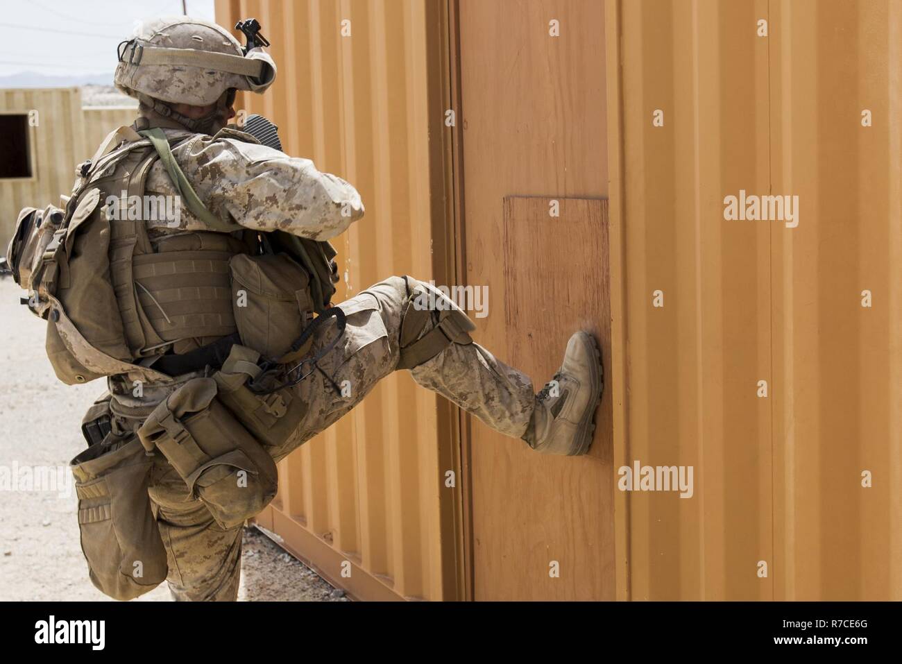U.S. Marine Corps Pfc. Luke J. Patterson, a rifleman with Echo Company ...