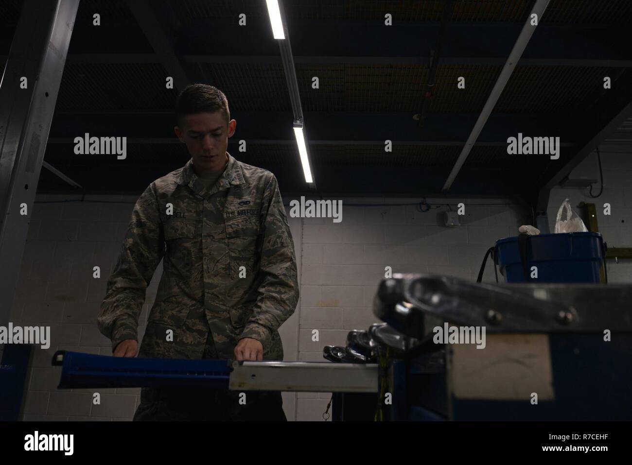 U.S. Air Force Airman 1st Class Dustin Campbell, 20th Aircraft ...